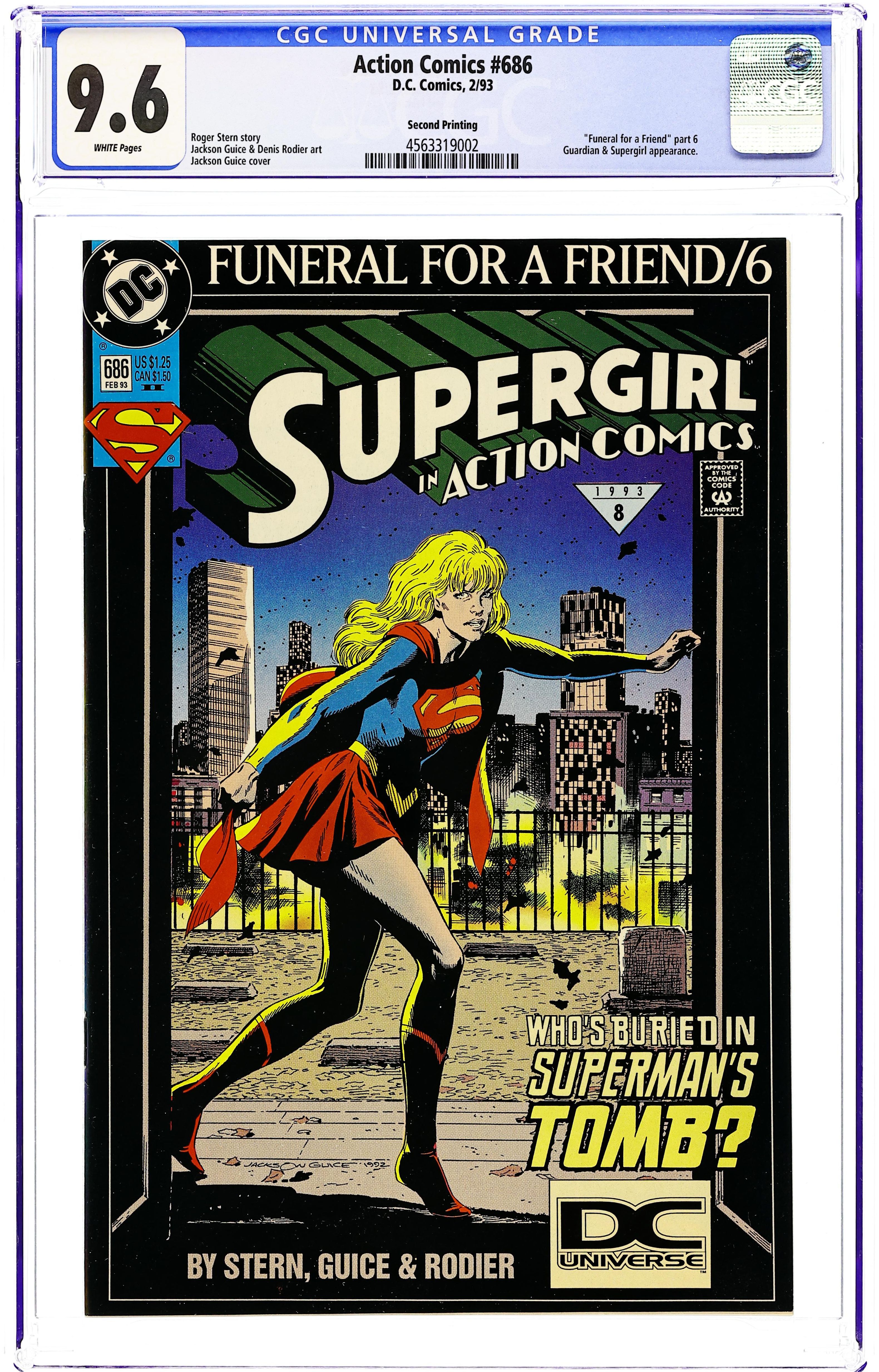 Action Comics (1938 DC) 686REP.2ND CGC 9.6