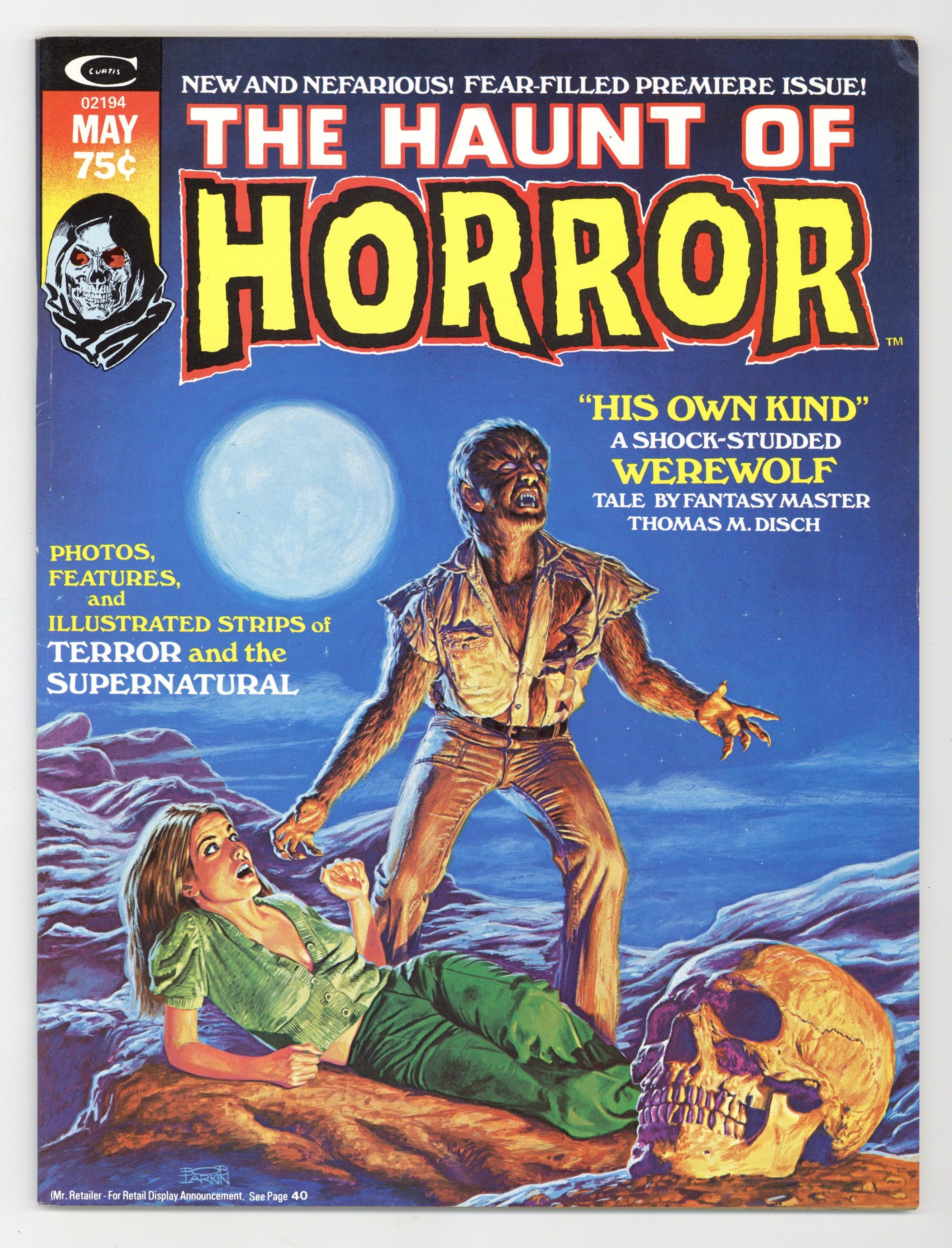 Haunt of Horror (1974 Magazine) 1 VF- 7.5