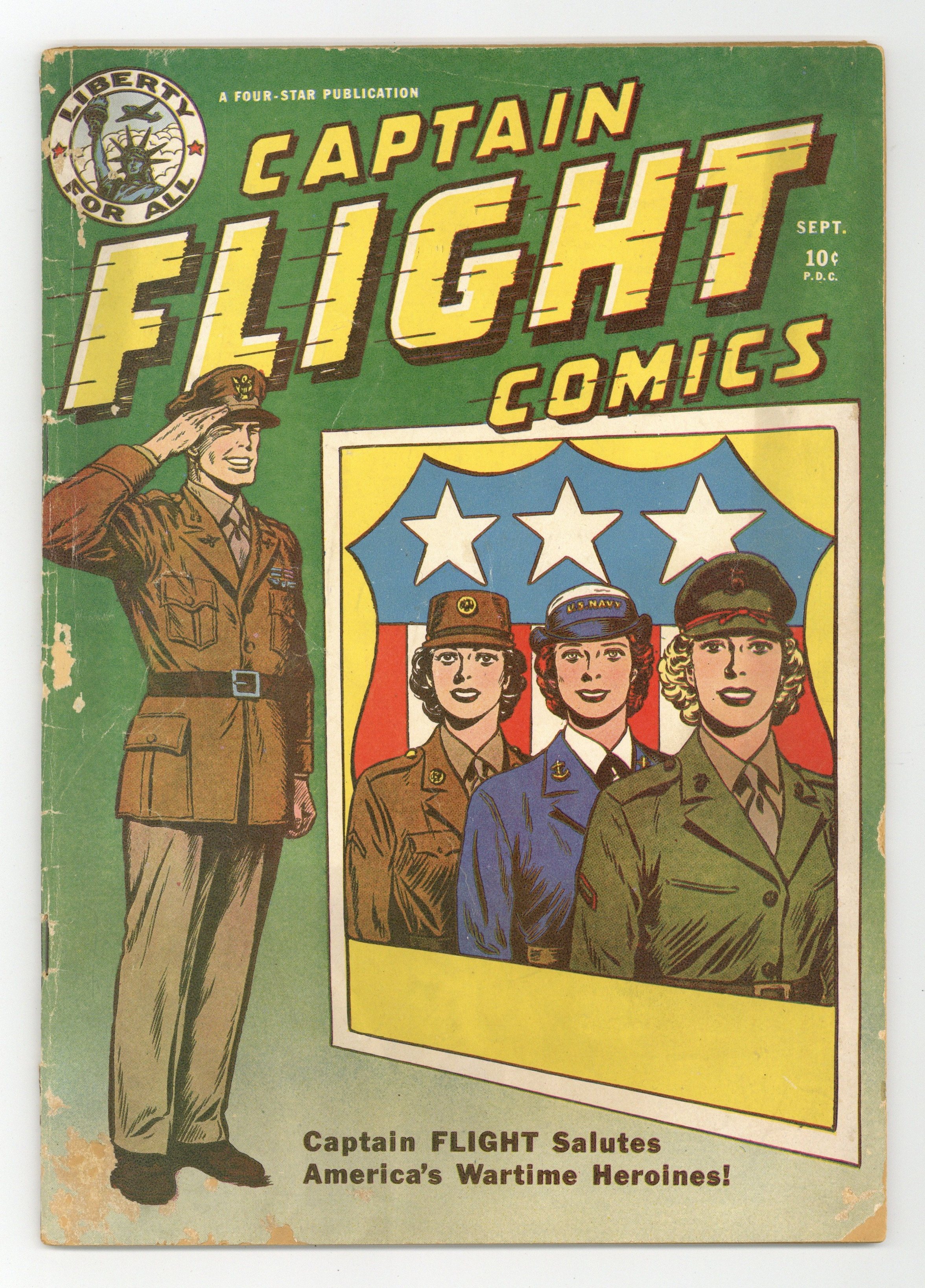 Captain Flight Comics (1944) 4 GD+ 2.5