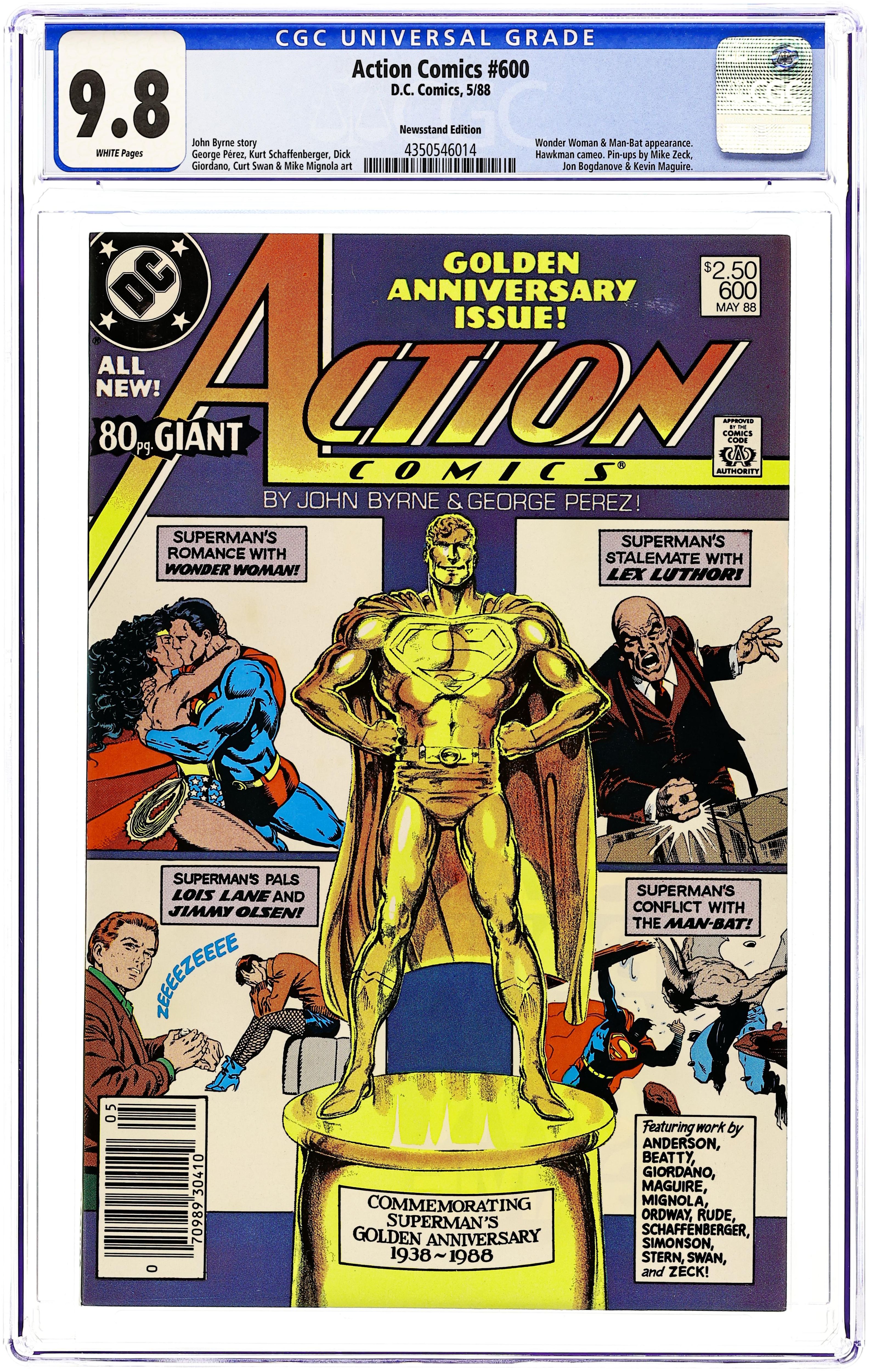 Action Comics (1938 DC) 600N CGC 9.8