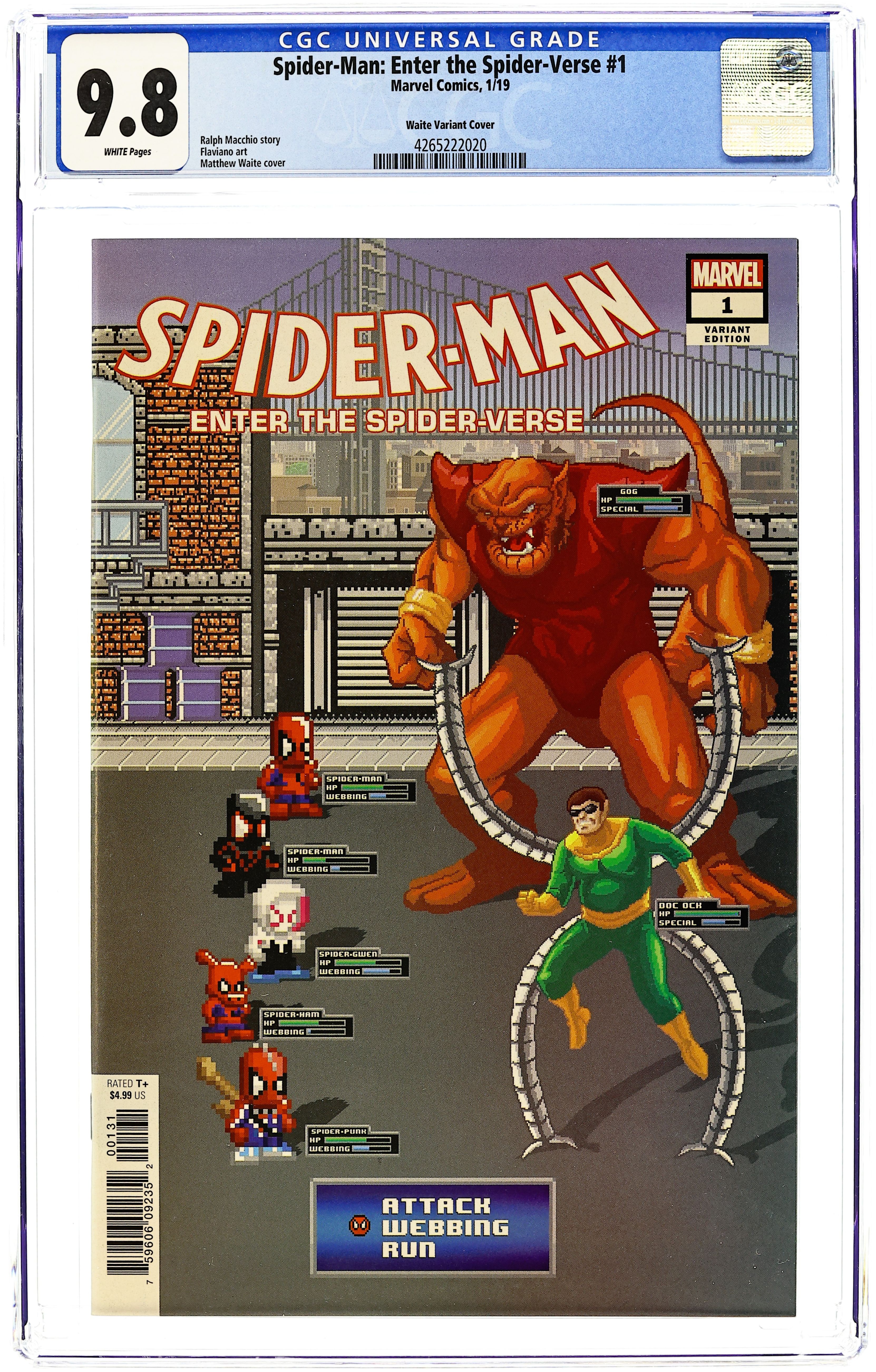 Spider-Man Enter The Spider-Verse (2018 Marvel) comic books