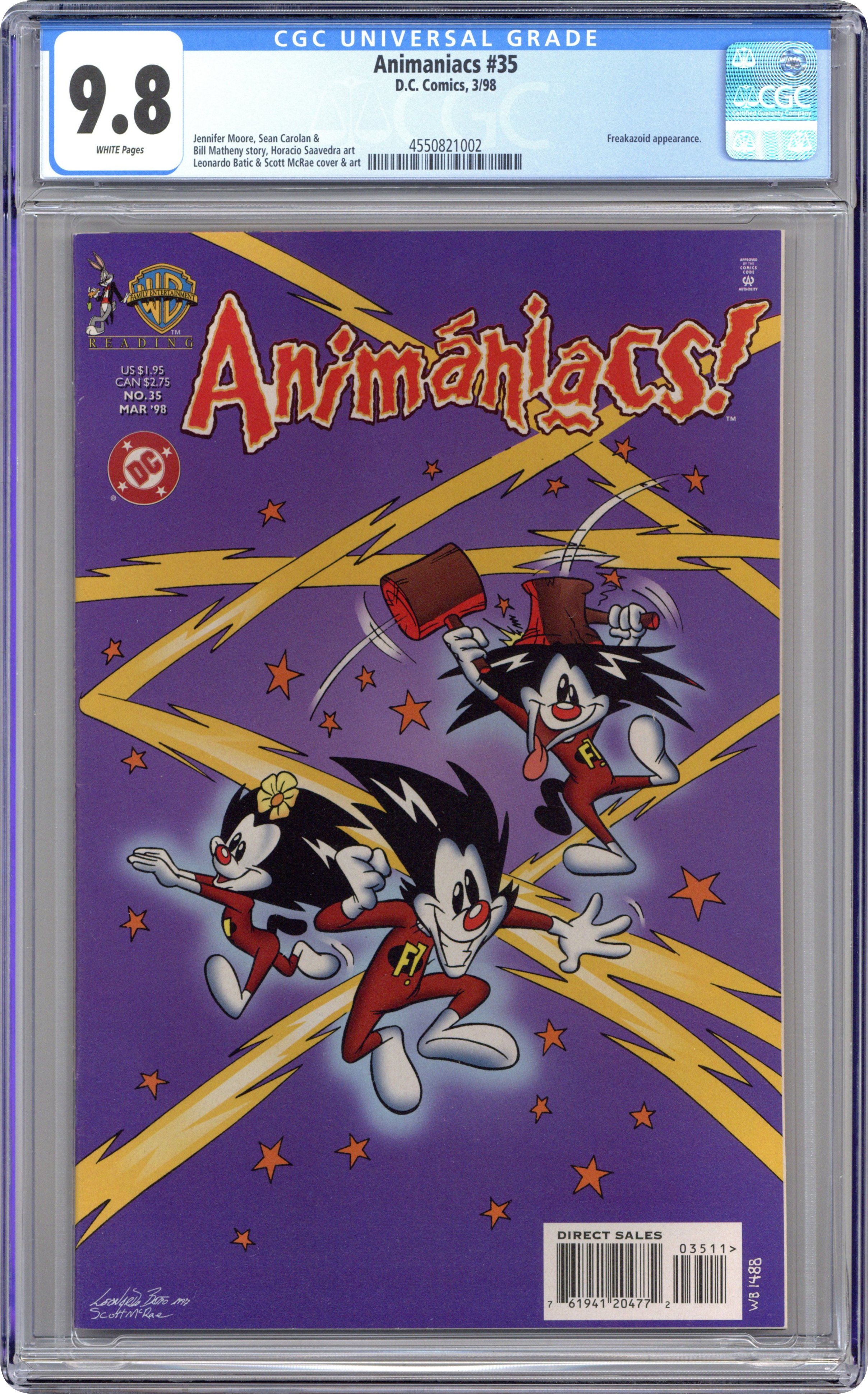 Animaniacs (1995) 35 CGC 9.8