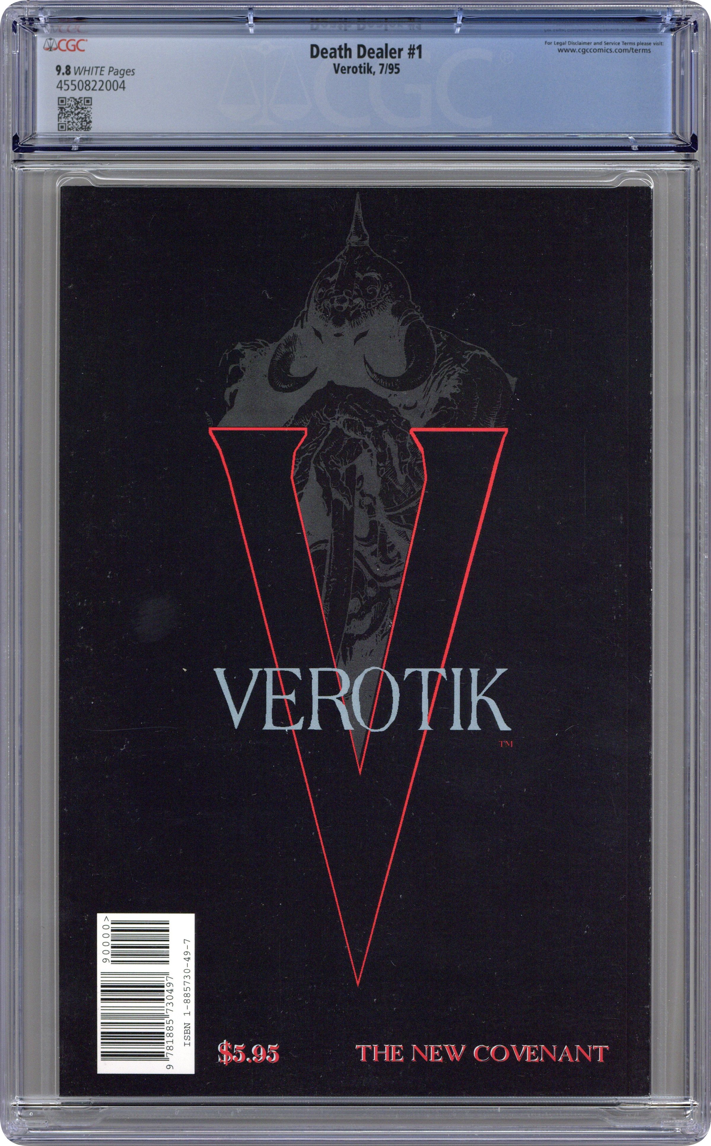 Death Dealer (1995 Verotik) 1A CGC 9.8