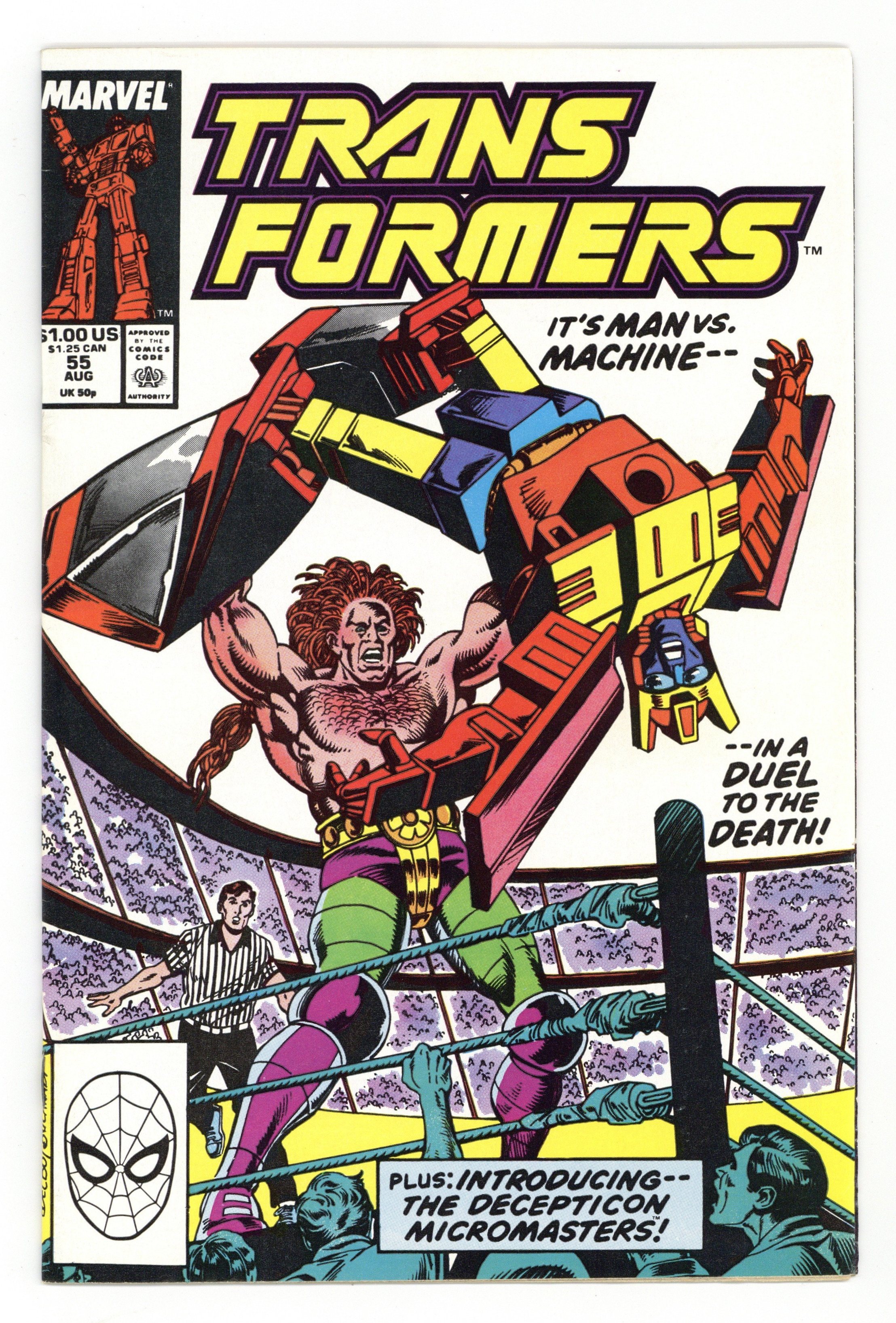 Transformers (1984 Marvel) 55 FN/VF 7.0