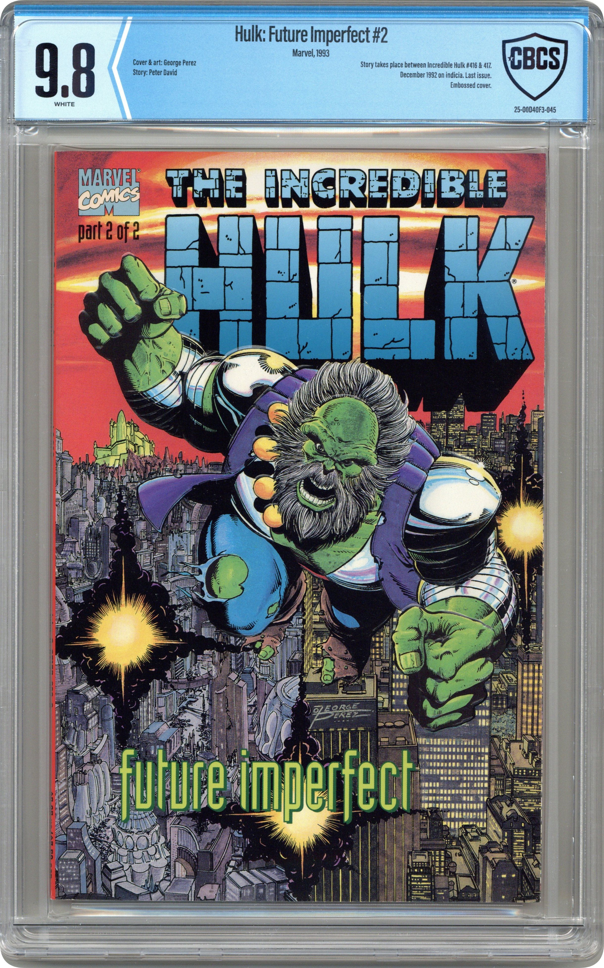 Hulk Future Imperfect (1992) 2 CBCS 9.8