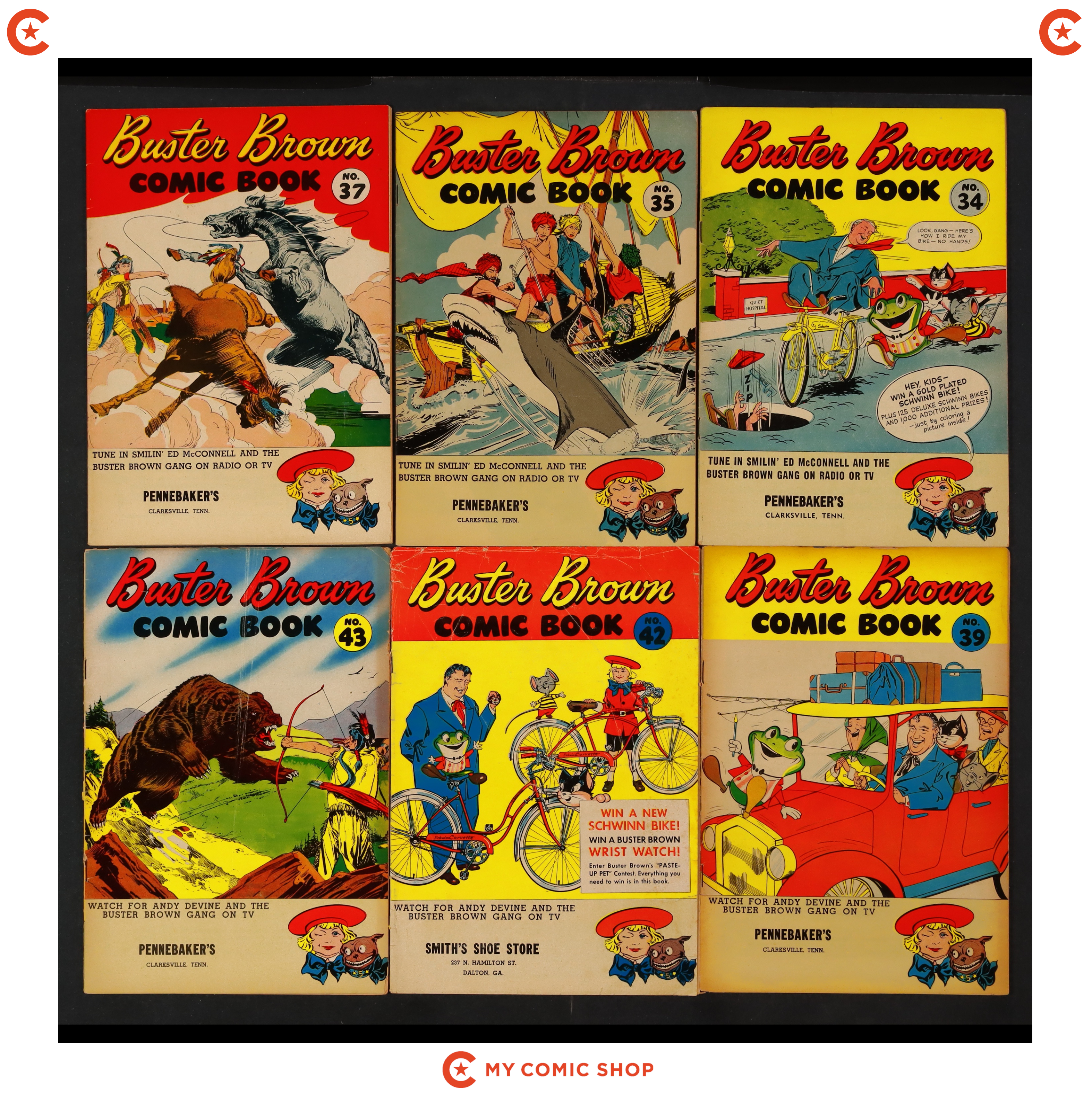 Buster Brown Comics Lot of 14