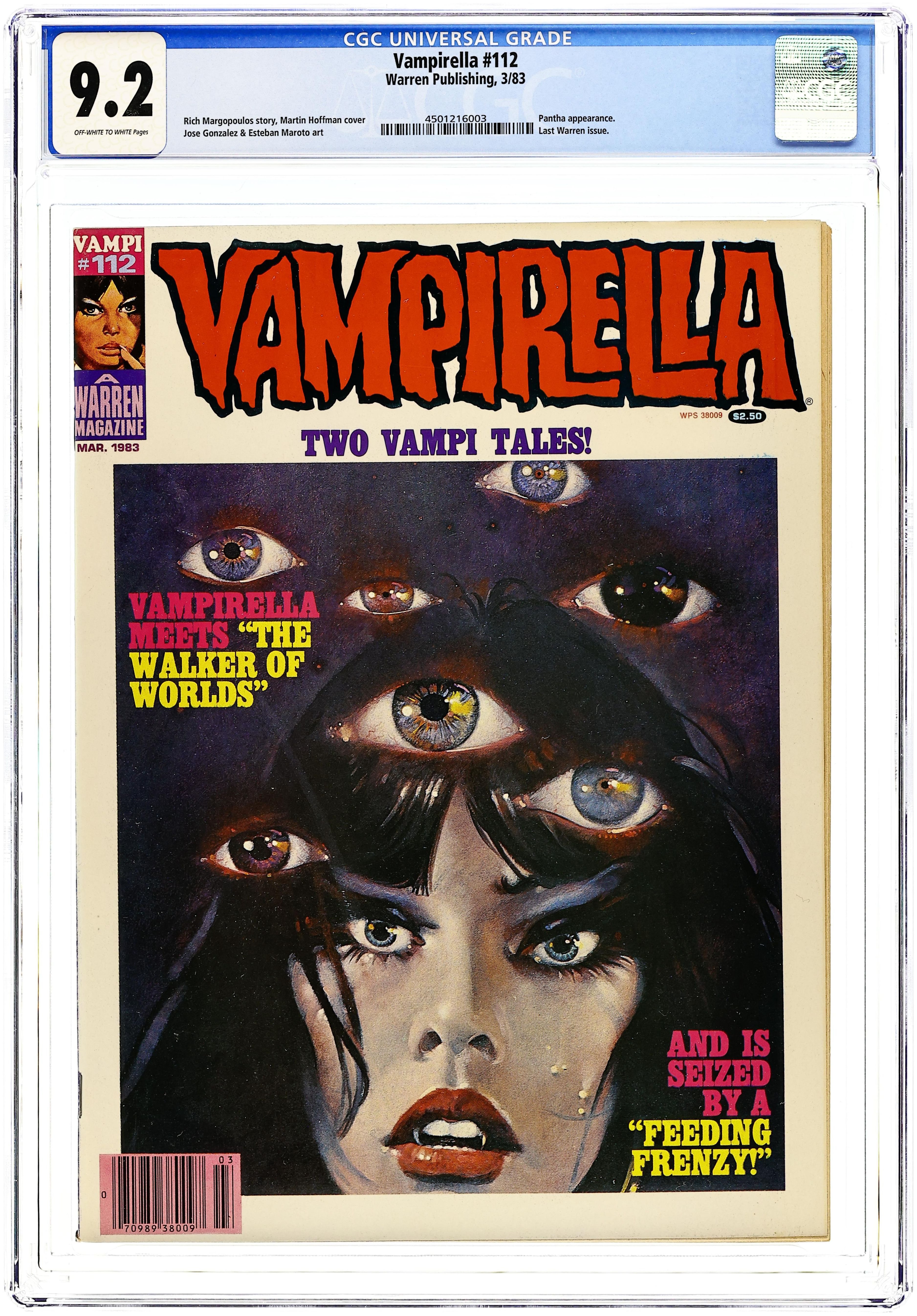 Vampirella (1969 Warren) 112 CGC 9.2