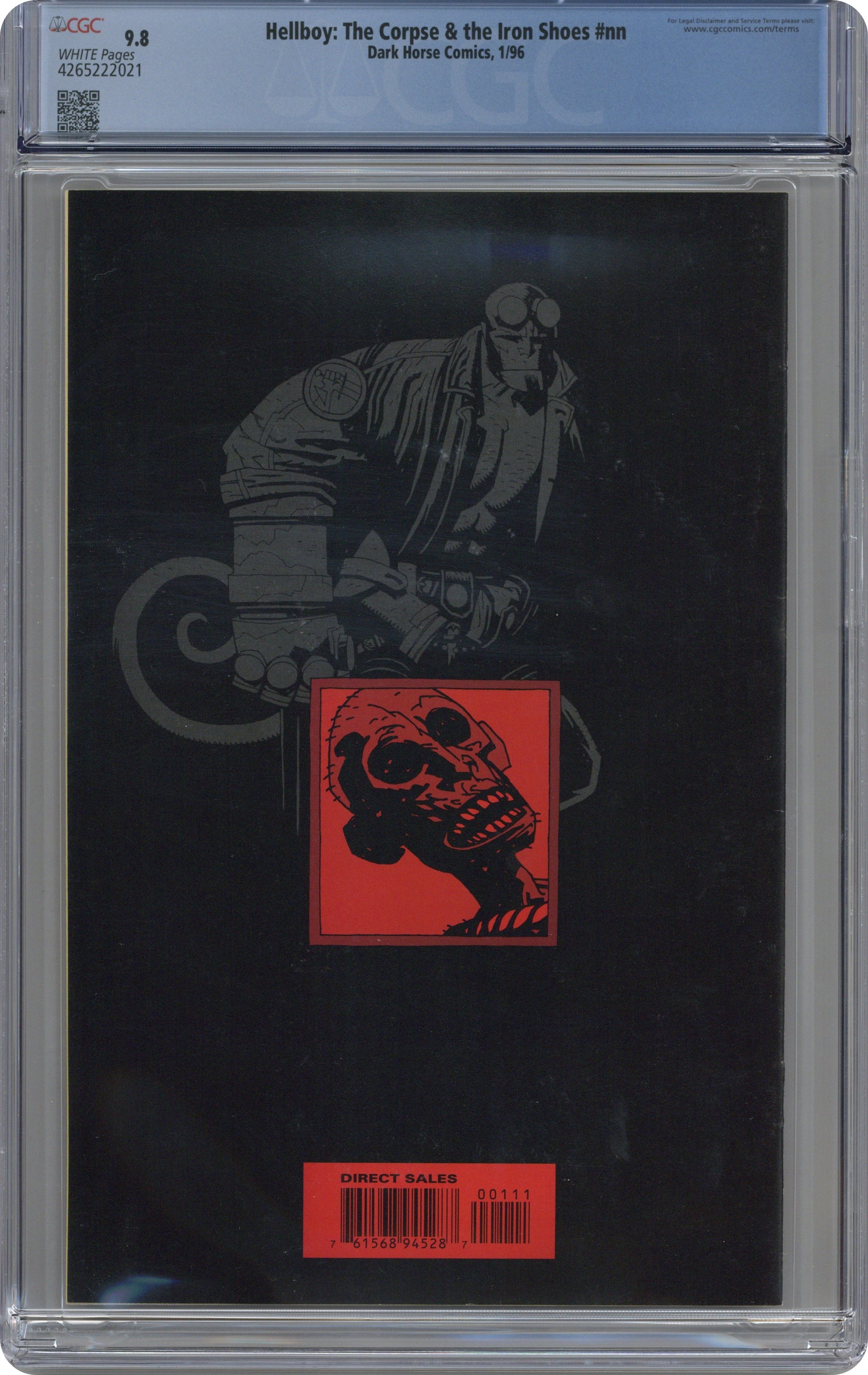 Hellboy The Corpse and the Iron Shoes (1996) comic books graded by CGC