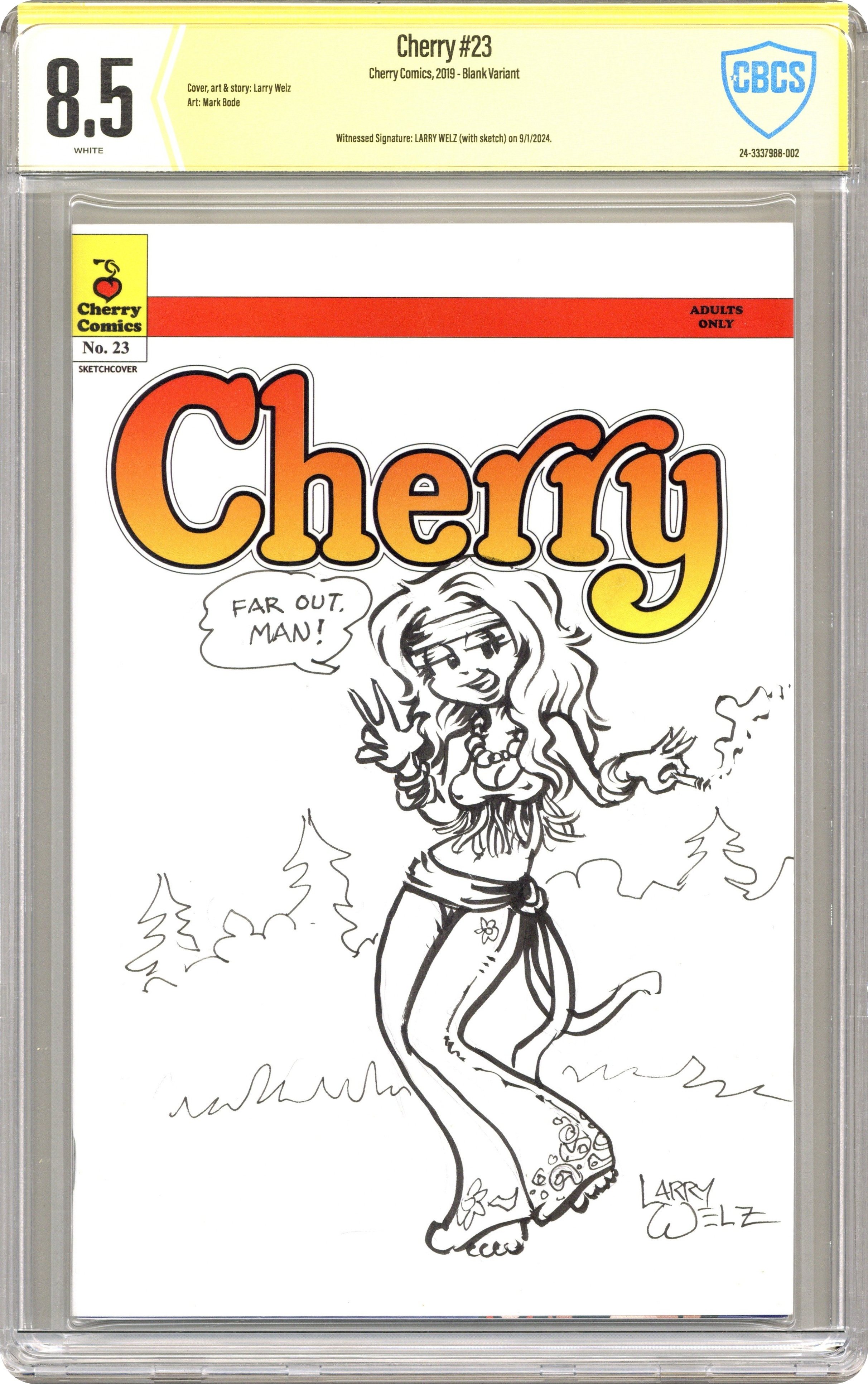 Cherry Poptart (1982 Last Gasp/Kitchen Sink) 23BLANK CBCS 8.5 Witnessed ...