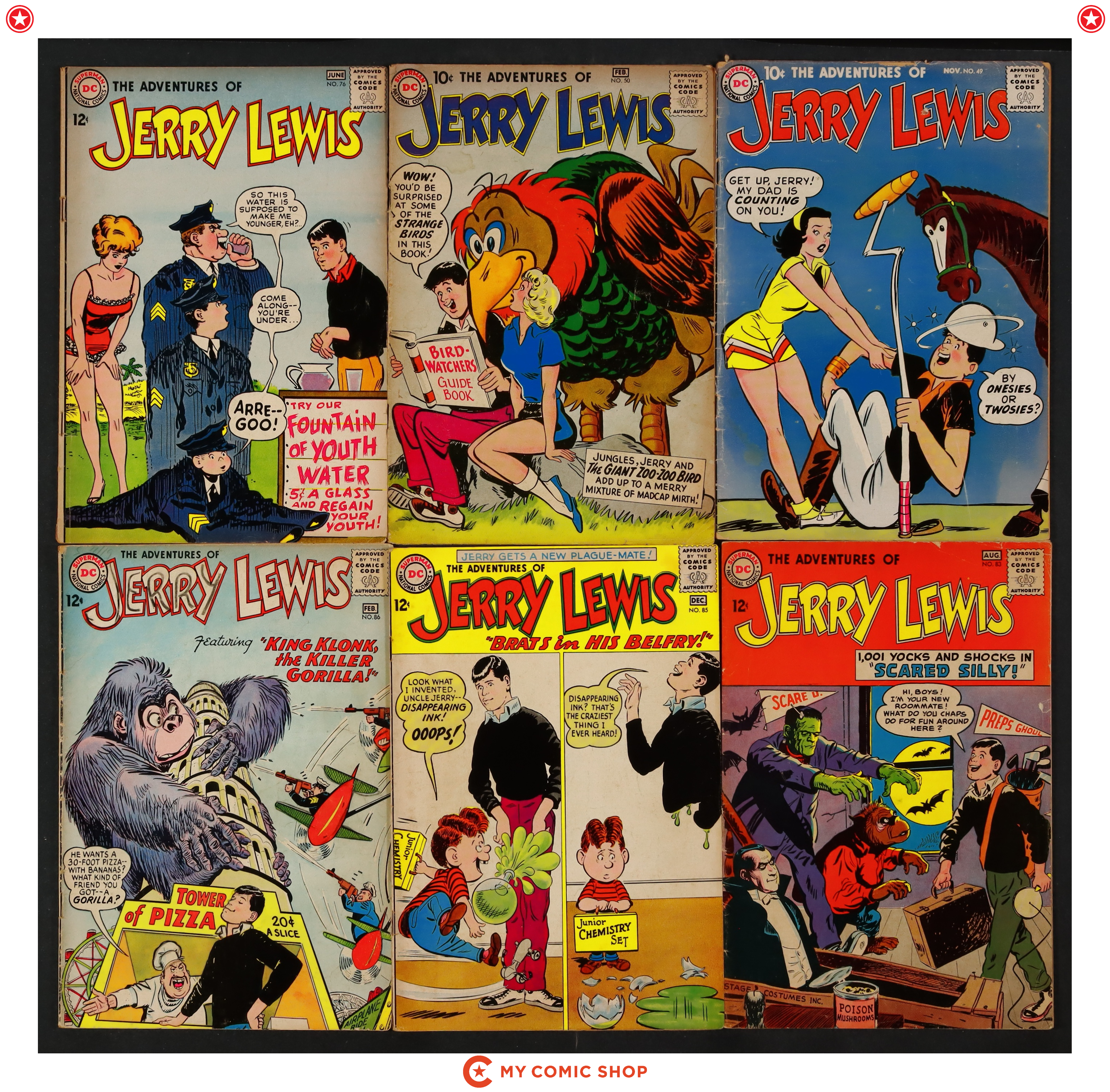 Adventures of Jerry Lewis lot of 9