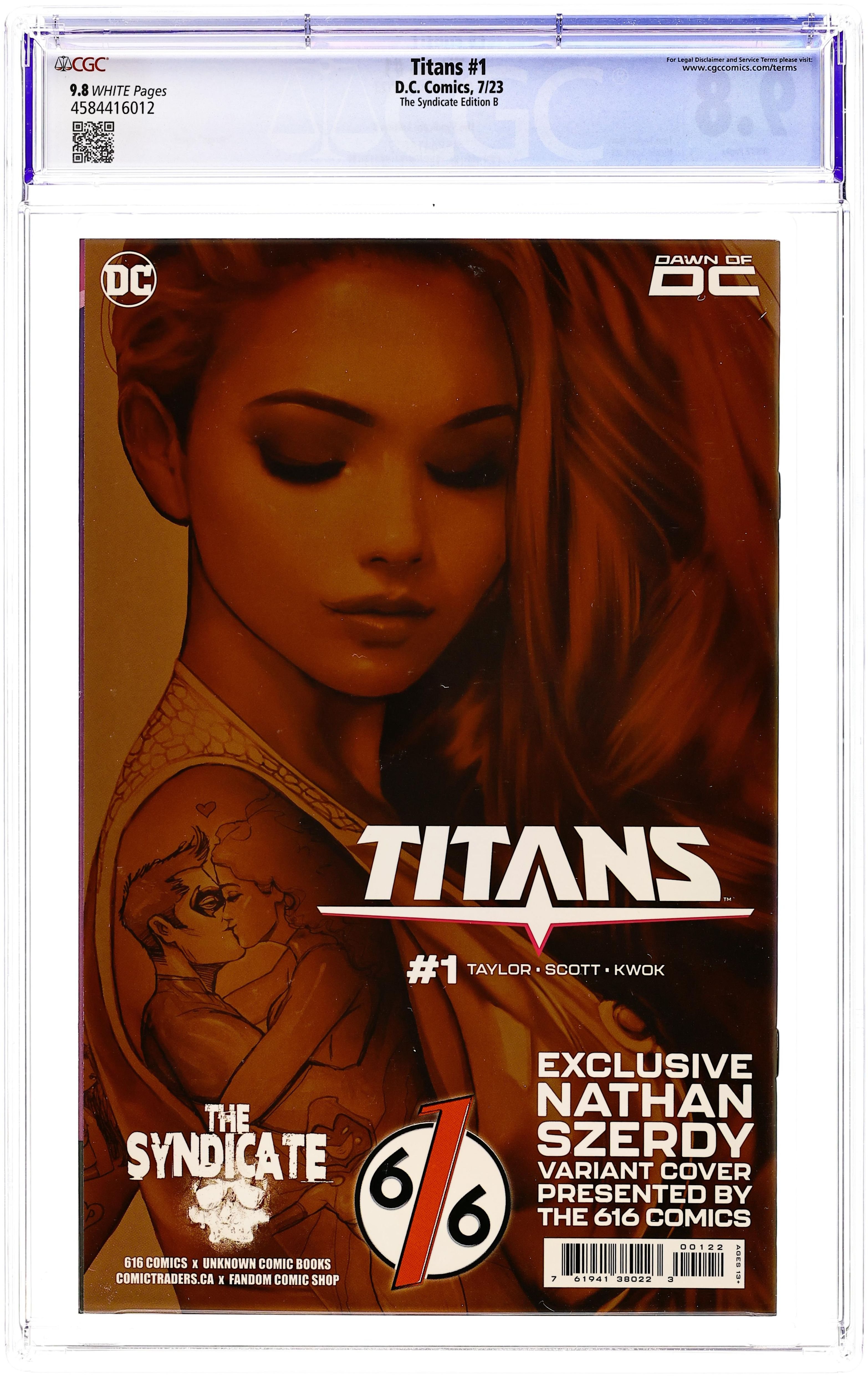 Titans (2023 DC) 1SYNDICATE.C CGC 9.8