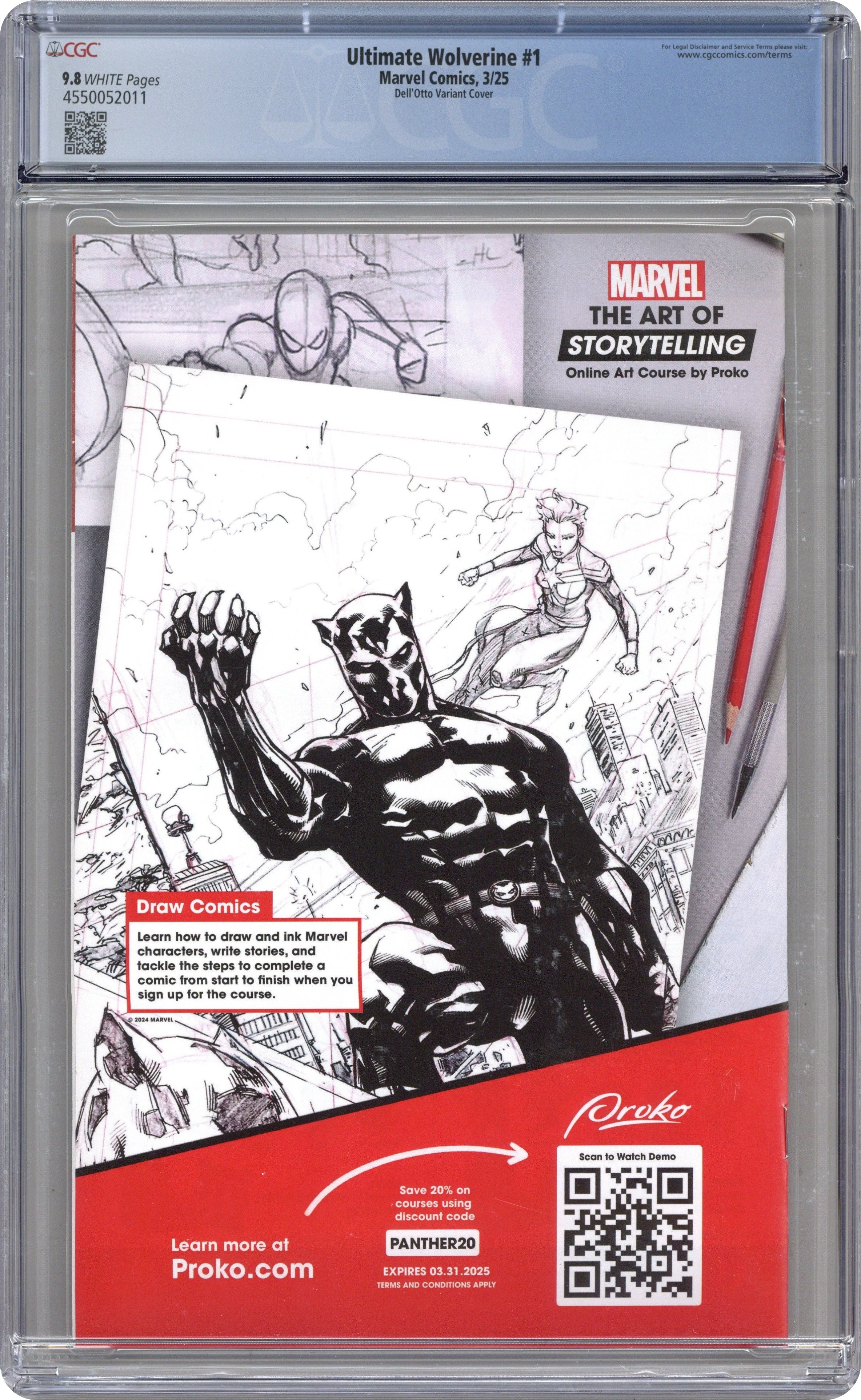 Ultimate Wolverine (2025 Marvel) 1G CGC 9.8