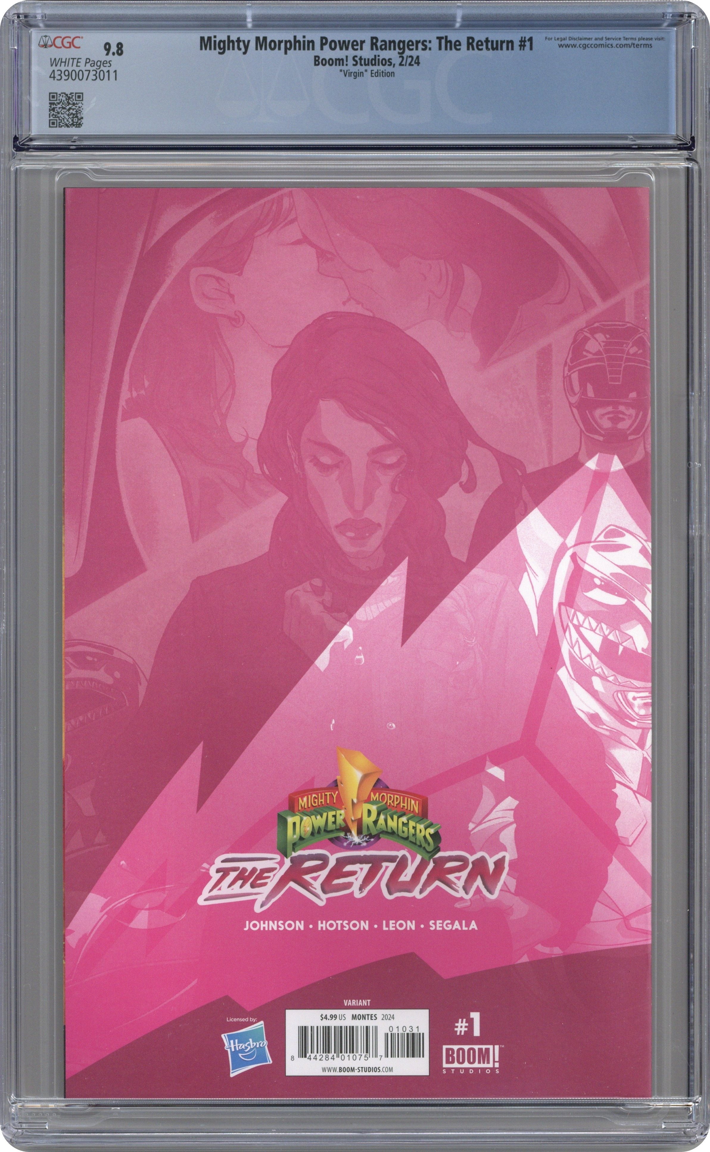 Mighty Morphin Power Rangers The Return (2024 Boom) comic books