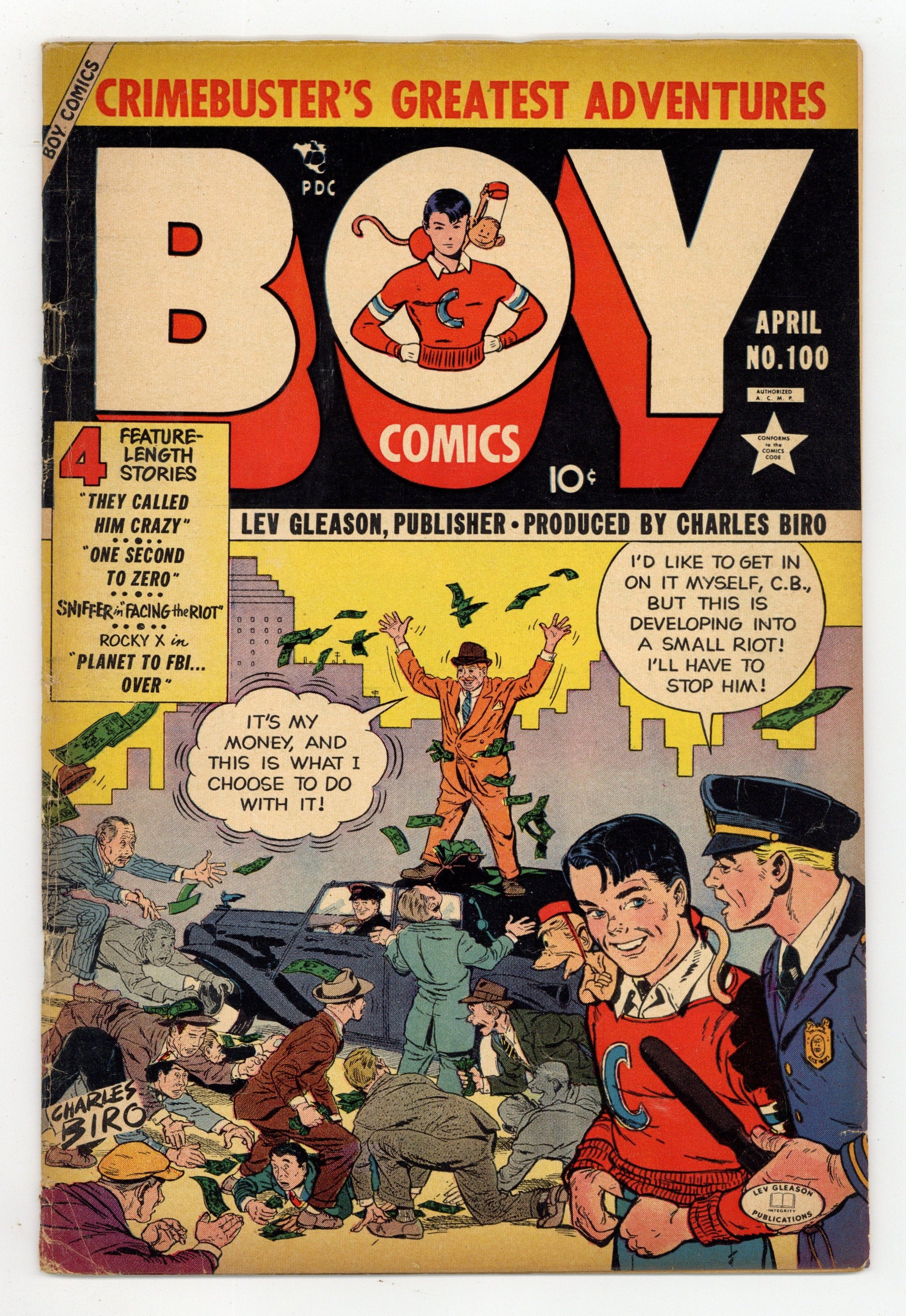 Boy Comics (1942) 100 GD/VG 3.0