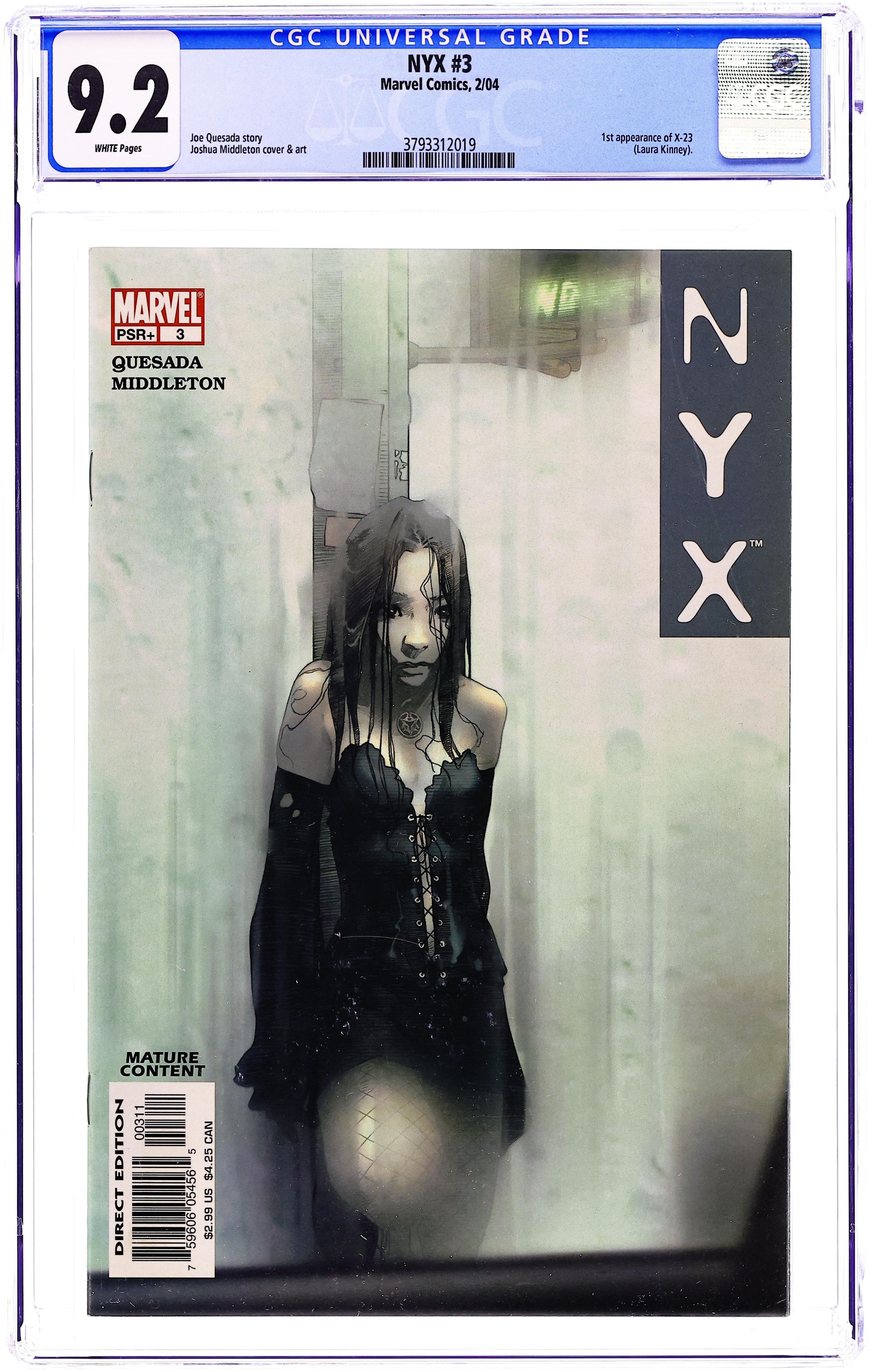 NYX (2003) 3 CGC 9.2