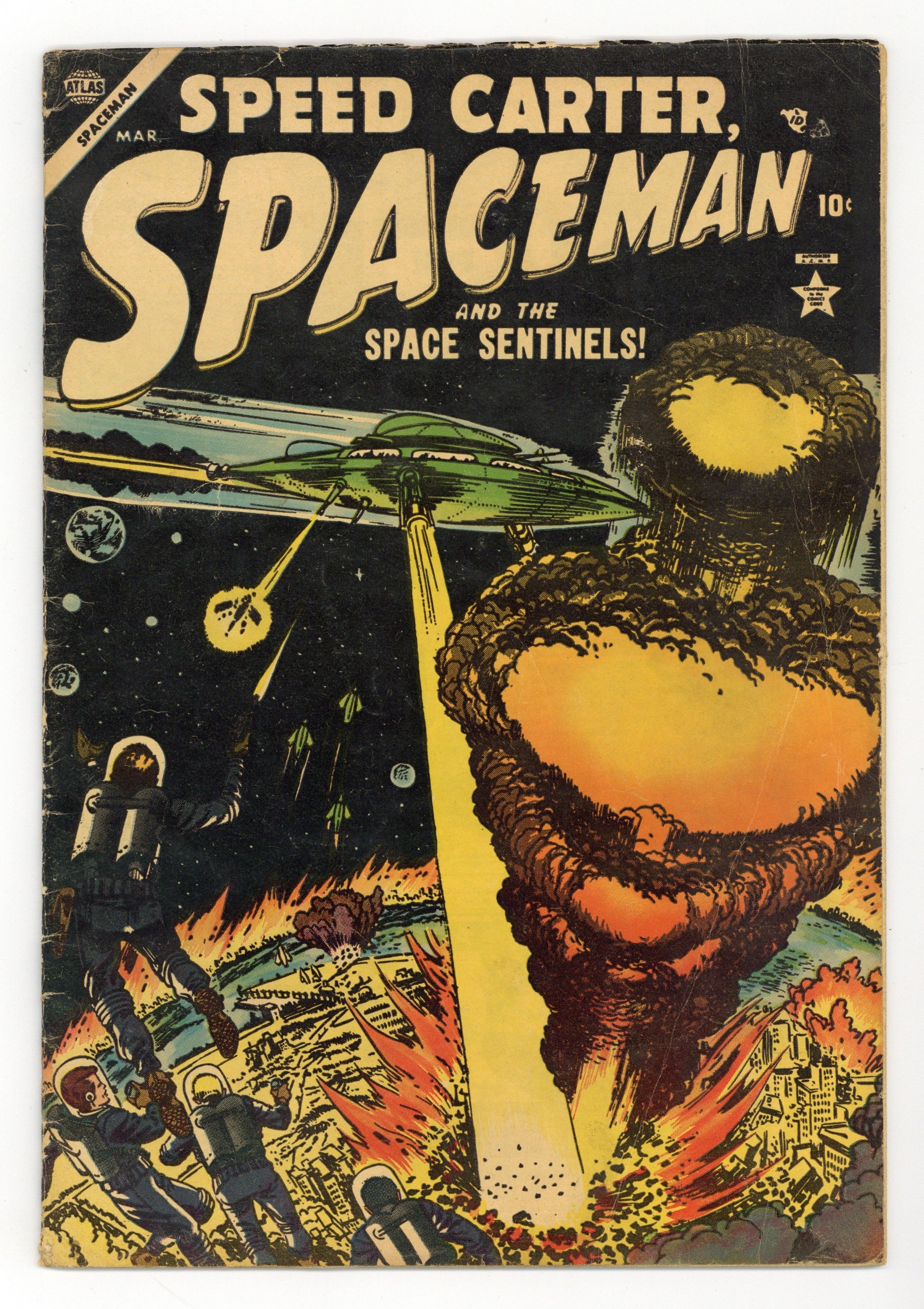 Spaceman, Speed Carter (1953 Atlas) 4 VG- 3.5