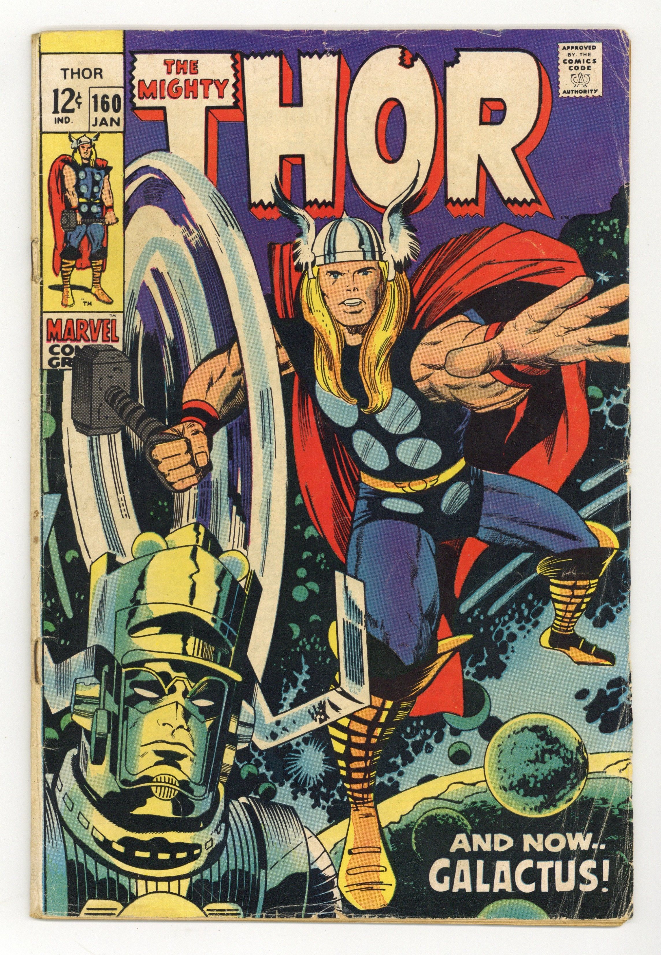 Thor (1962 Marvel 1st Series Journey Into Mystery) 160 GD/VG 3.0