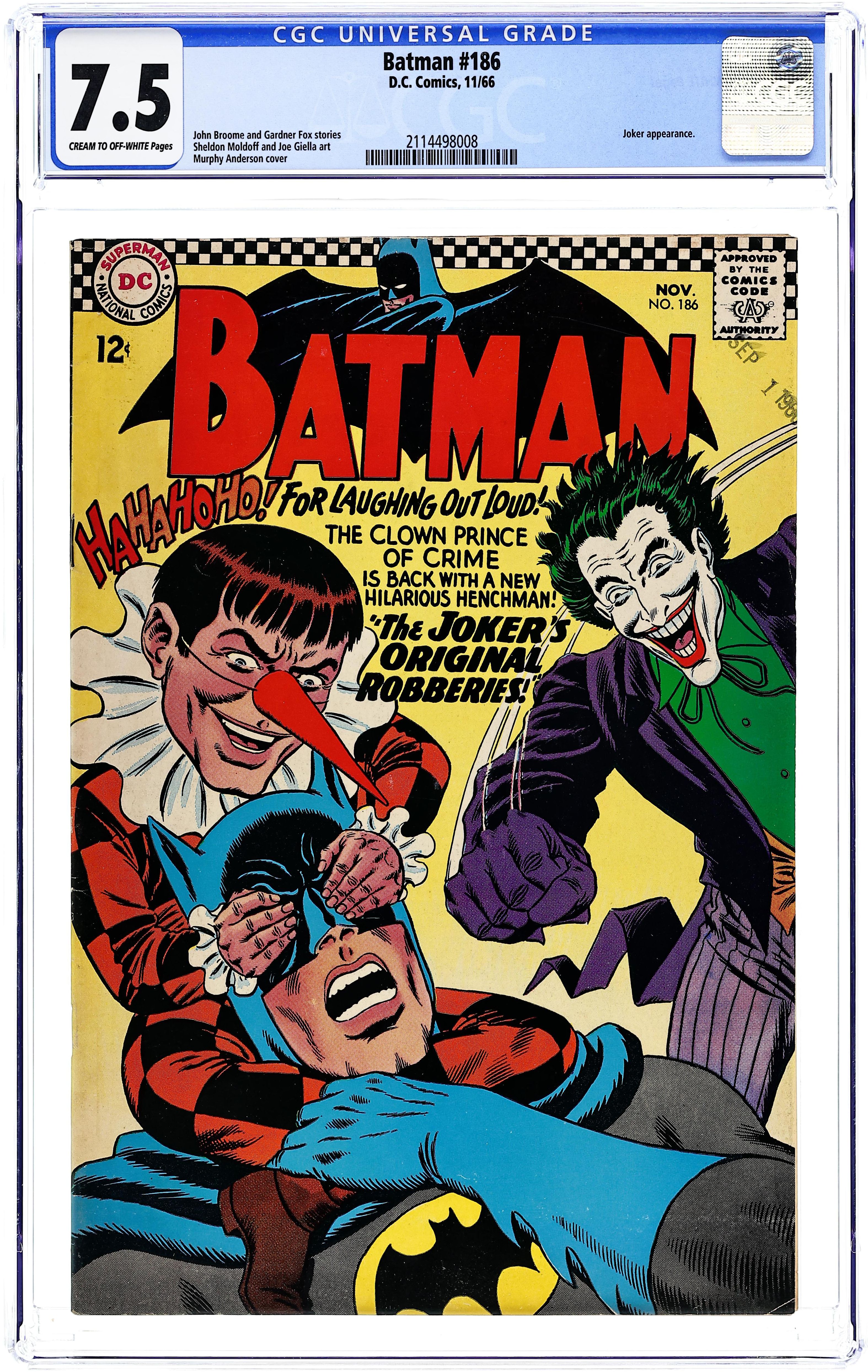 Batman (1940) 186 CGC 7.5