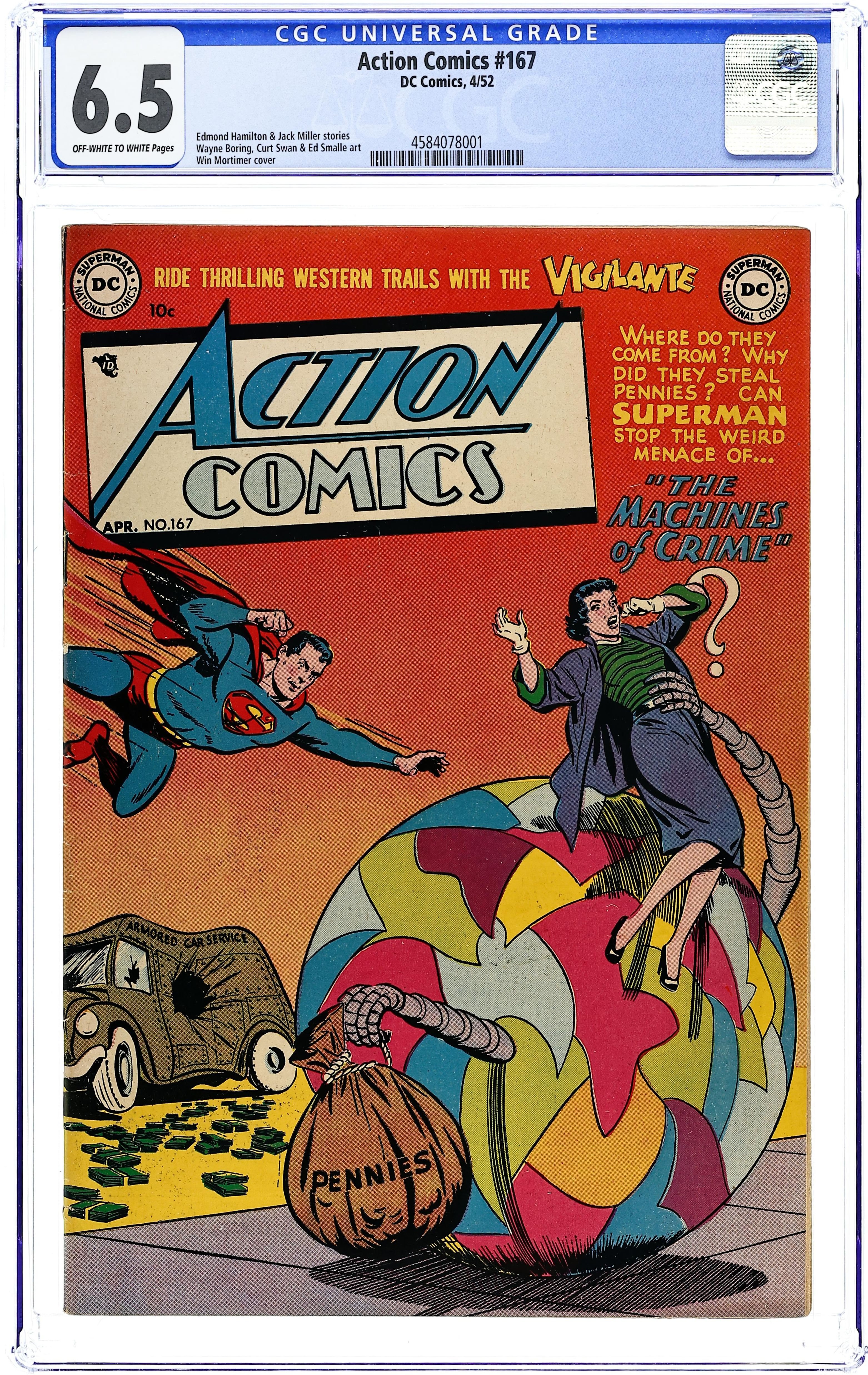 Action Comics (1938 DC) 167 CGC 6.5