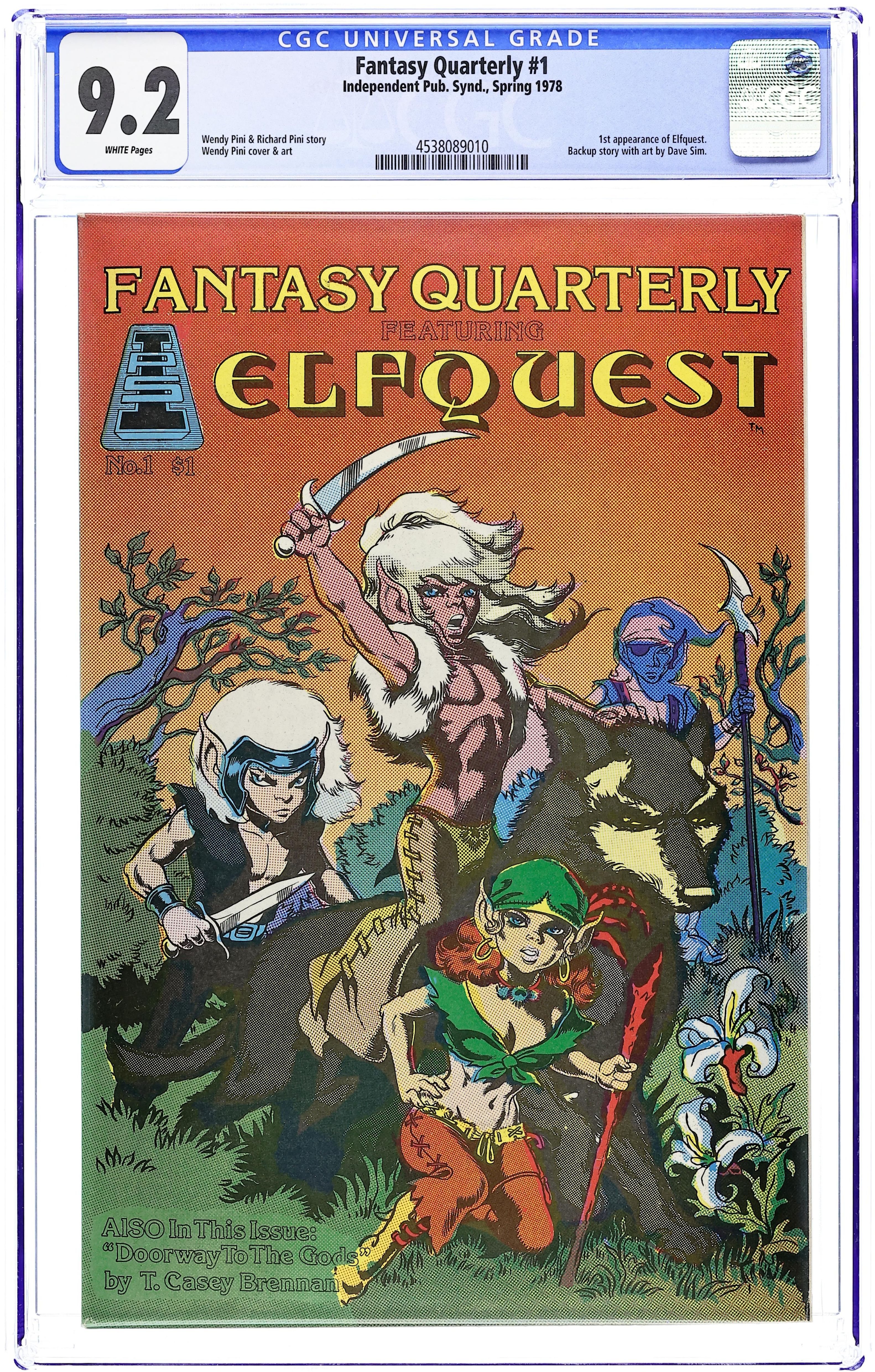 Fantasy Quarterly featuring Elfquest (1978) 1 CGC 9.2