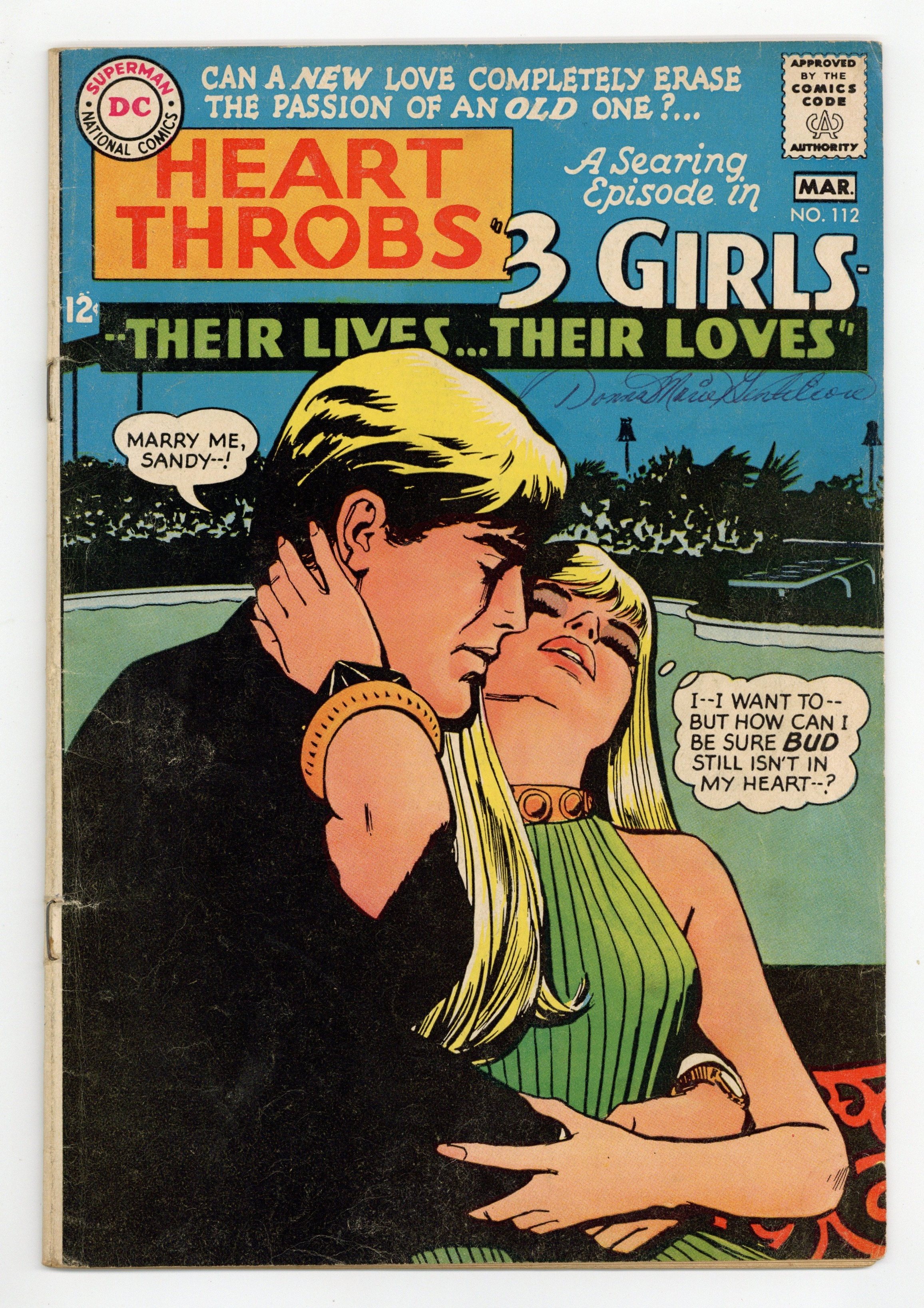 Heart Throbs (1949 Quality/DC) 112 PR 0.5