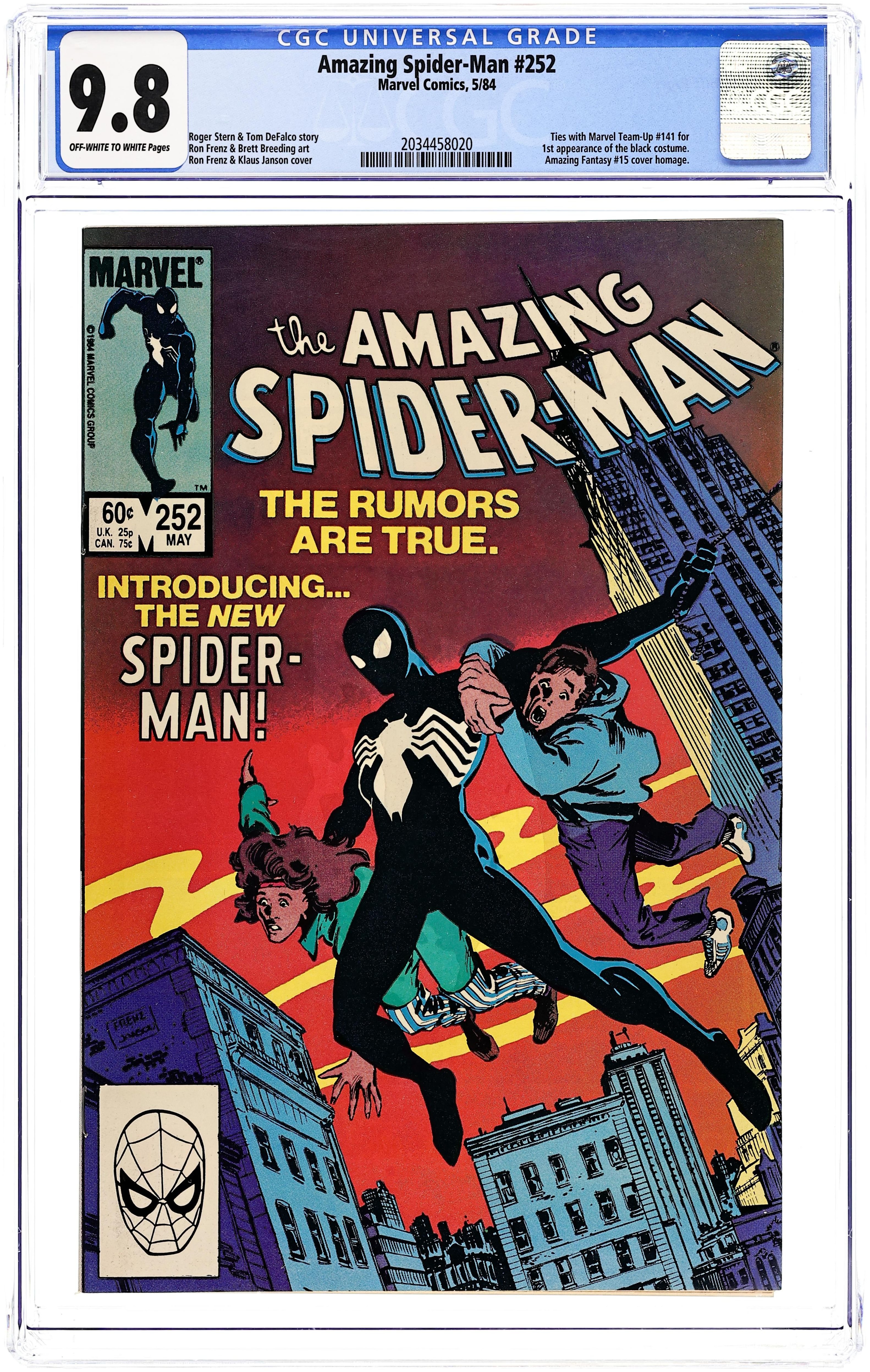 Amazing Spider-Man (1963 1st Series) 252 CGC 9.8