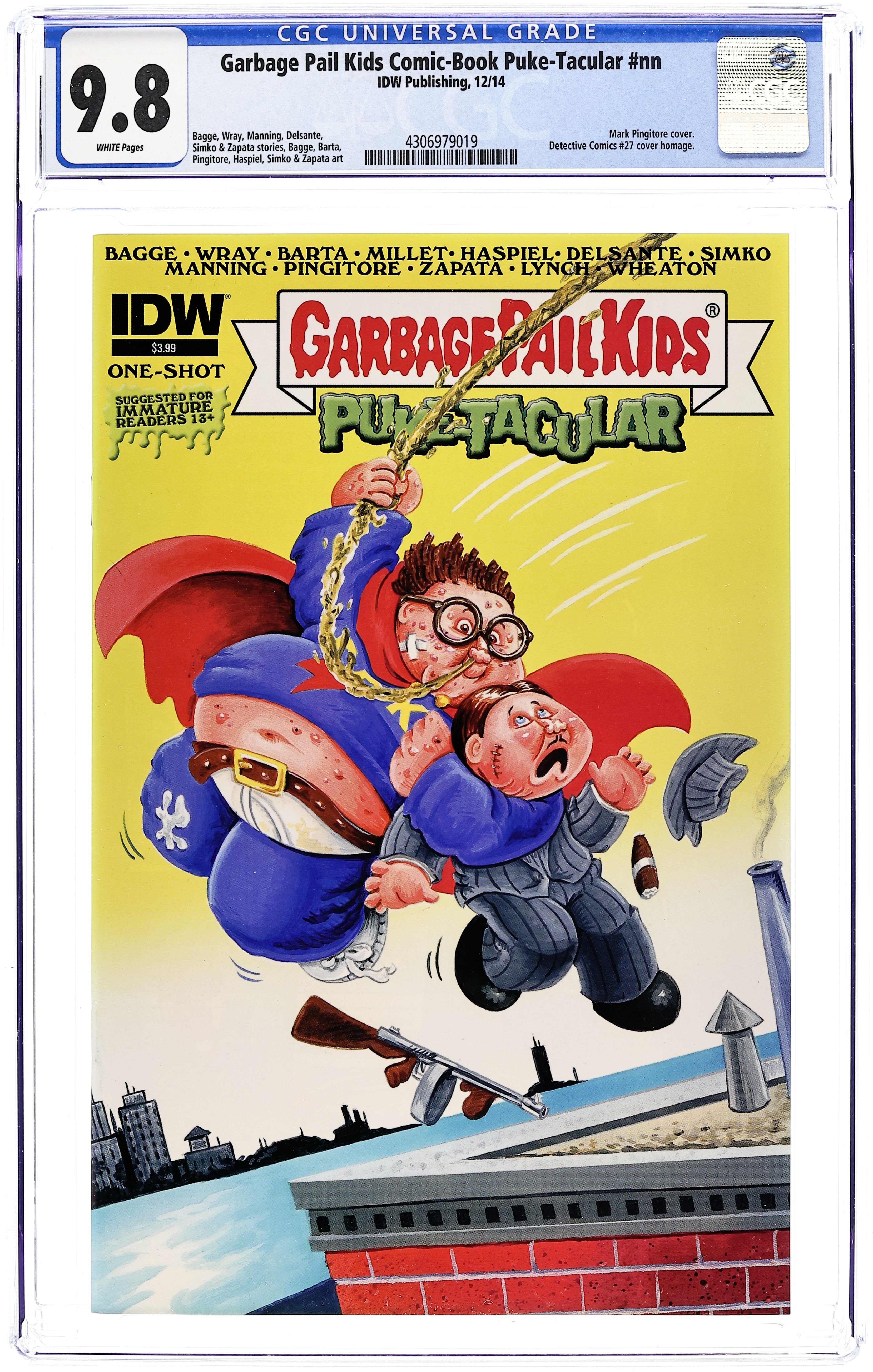 Garbage Pail Kids Puketacular (2014 IDW) 1 CGC 9.8