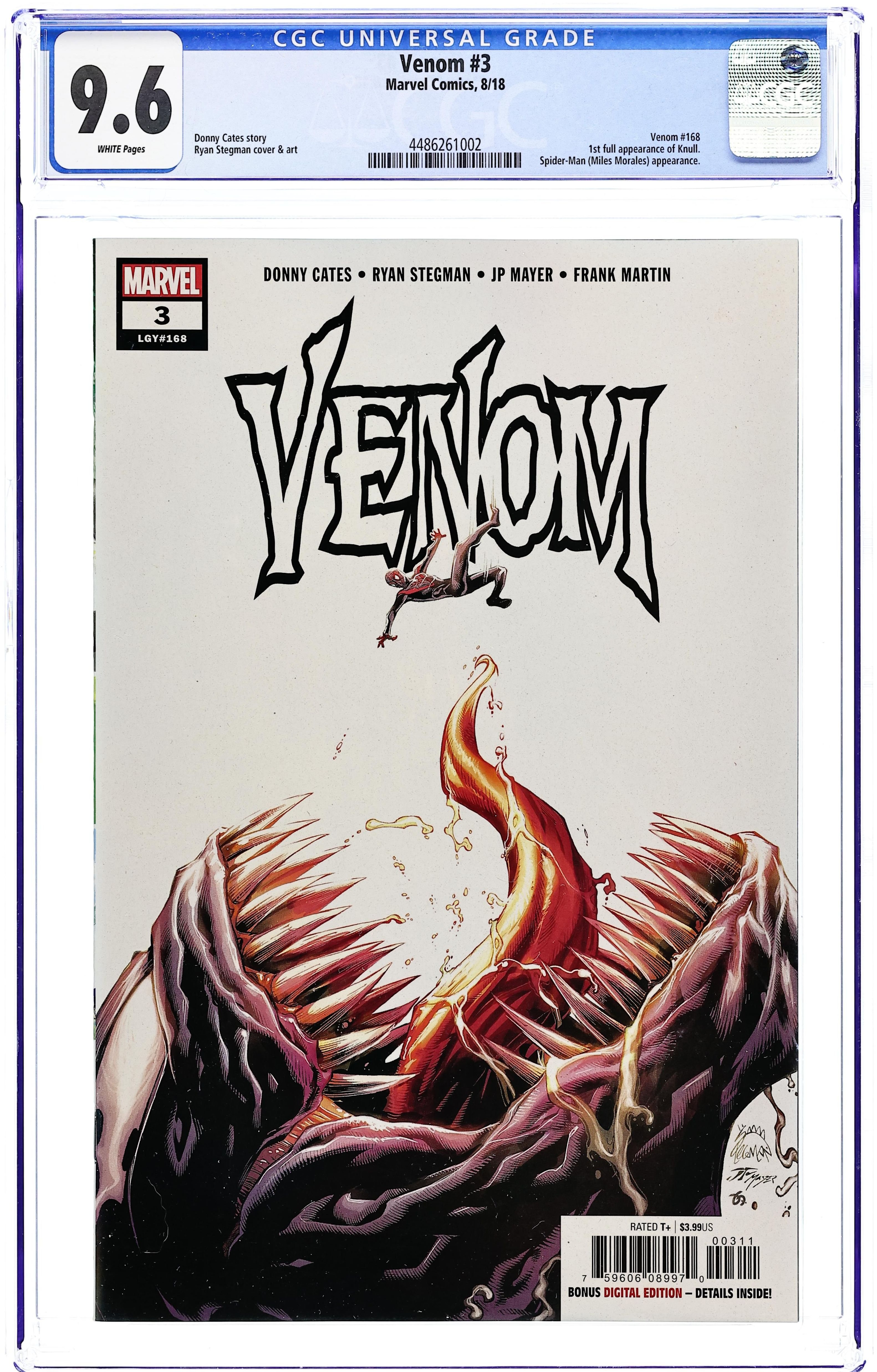 Venom (2018 Marvel) 3A CGC 9.6