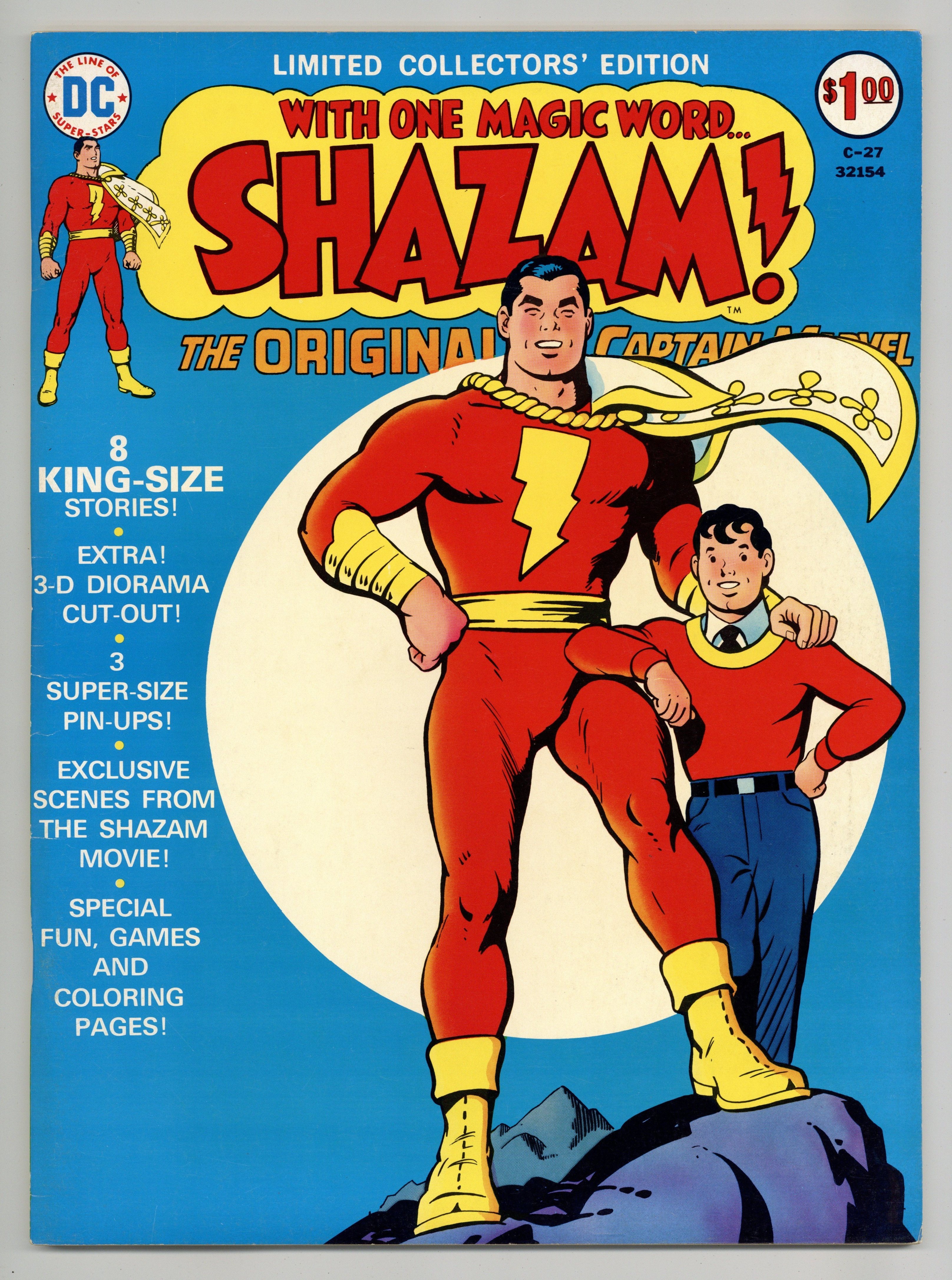 Shazam (1973) DC Treasury Edition C-27 FN+ 6.5