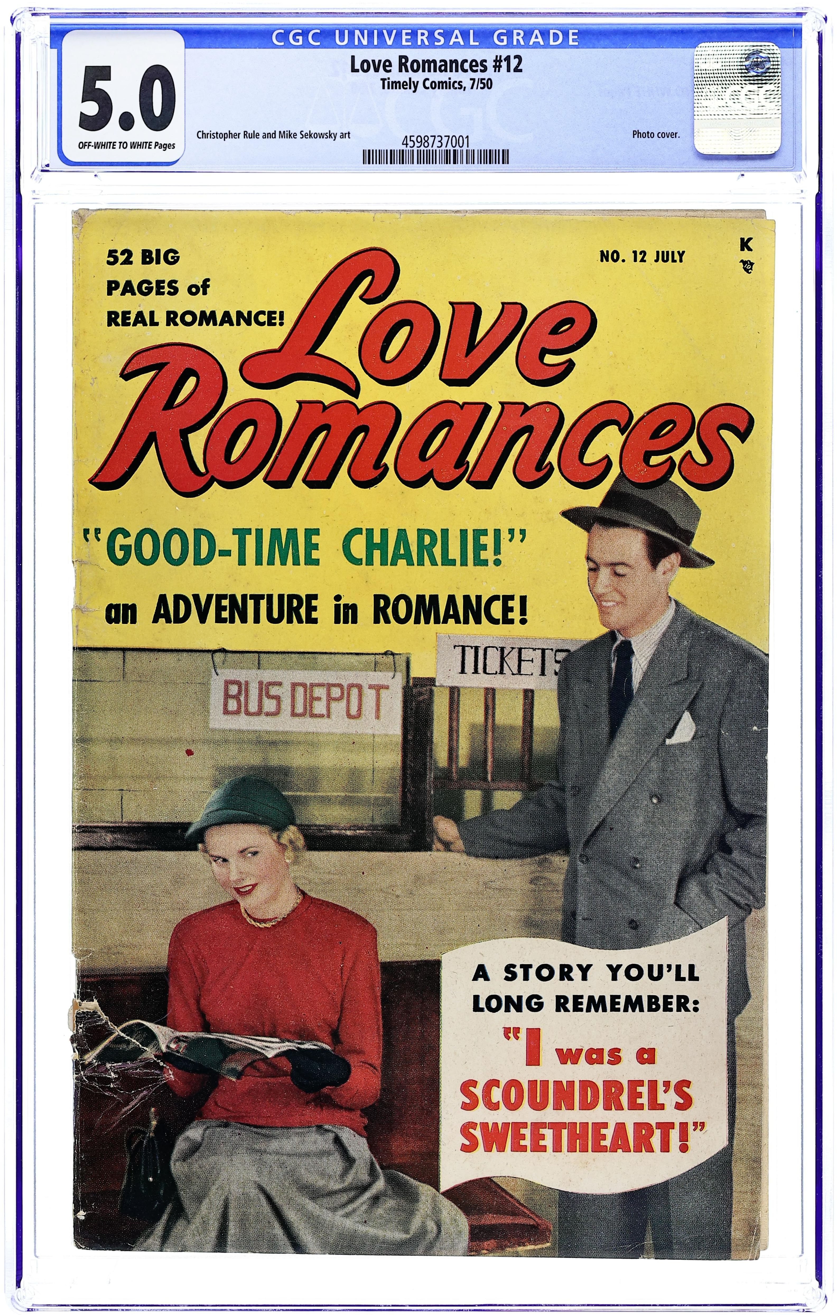 Love Romances (1949) 12 CGC 5.0