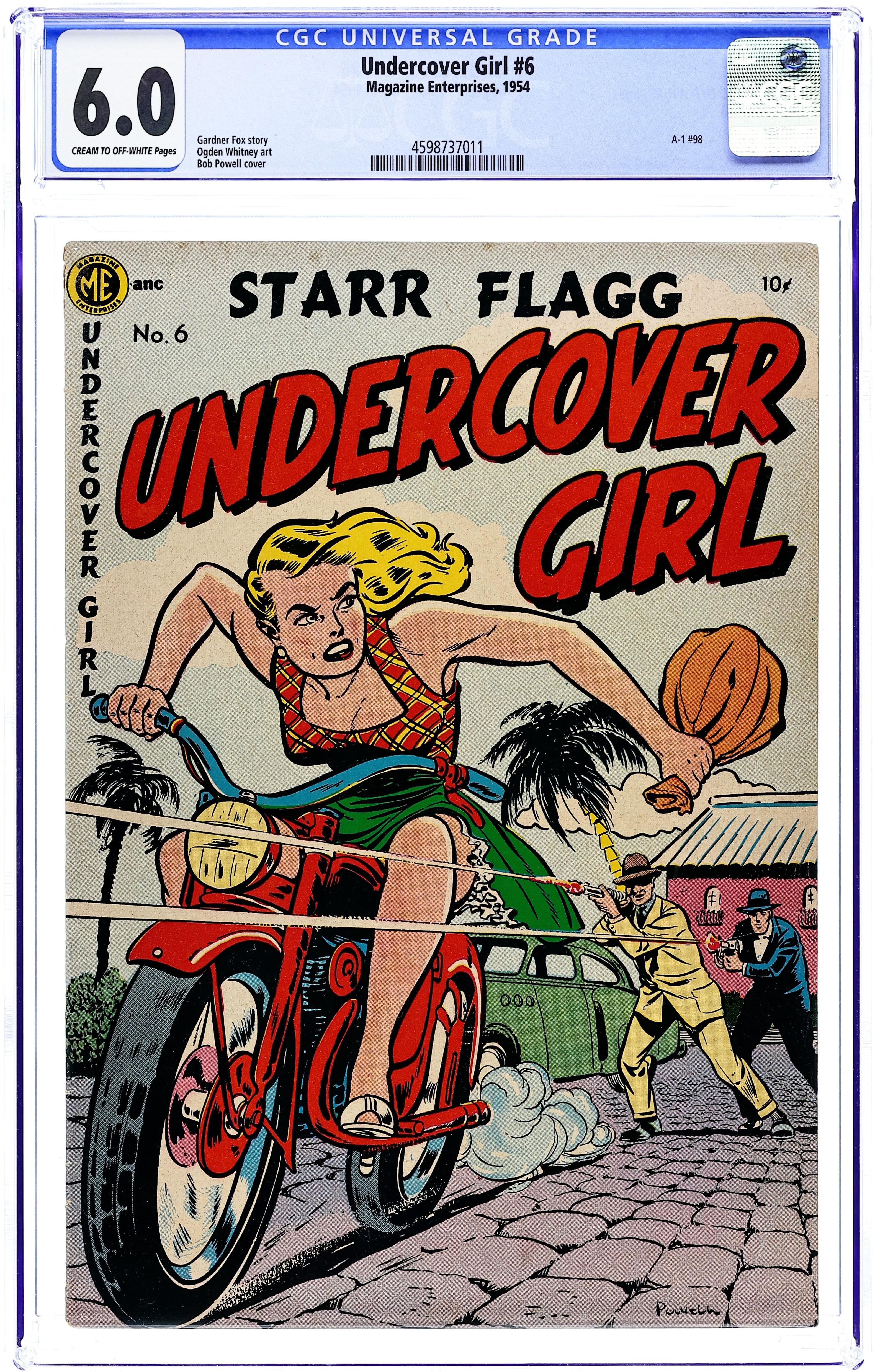 Undercover Girl, Starr Flagg (1952) 6 CGC 6.0