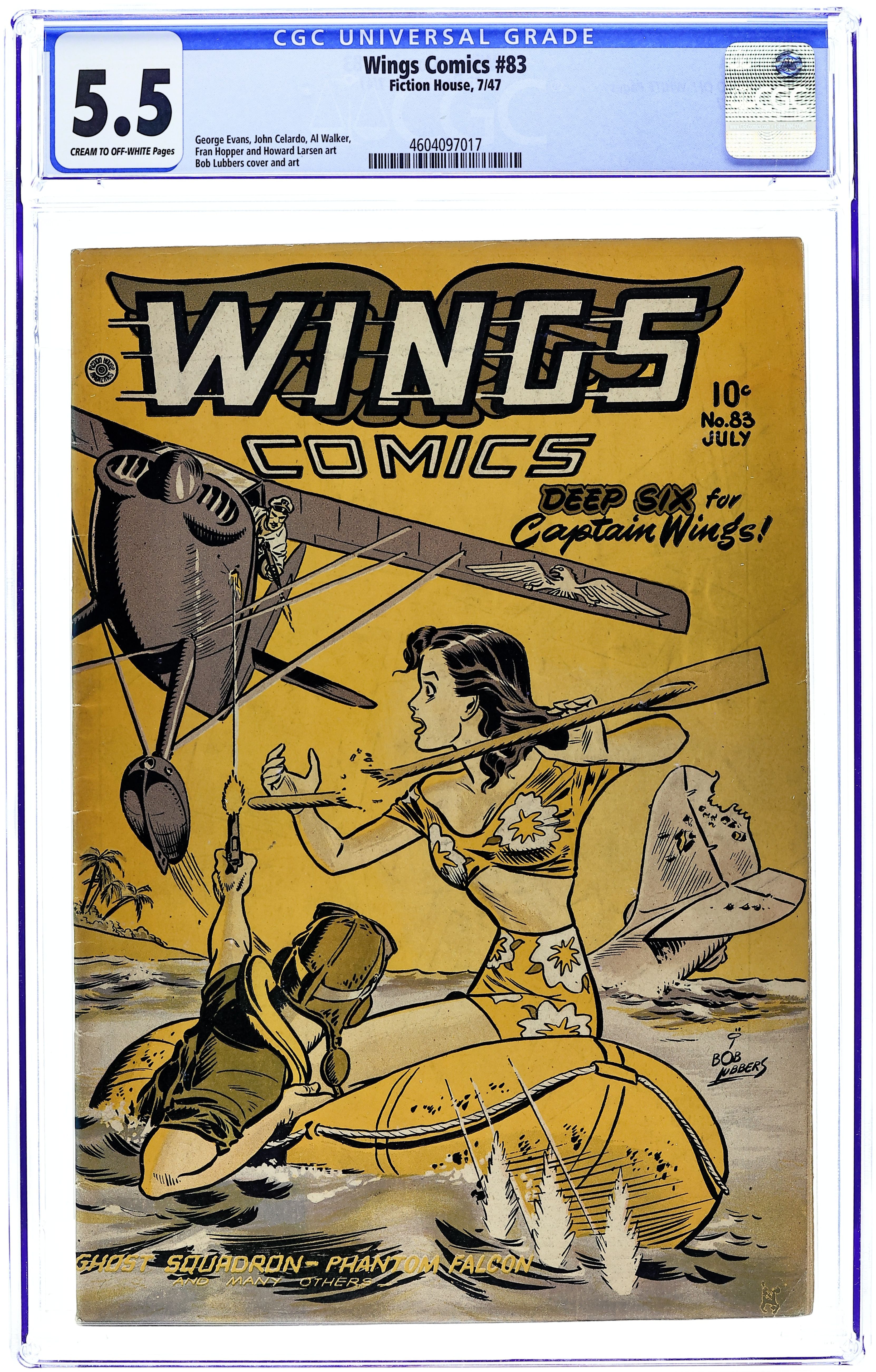 Wings Comics (1940) 83 CGC 5.5