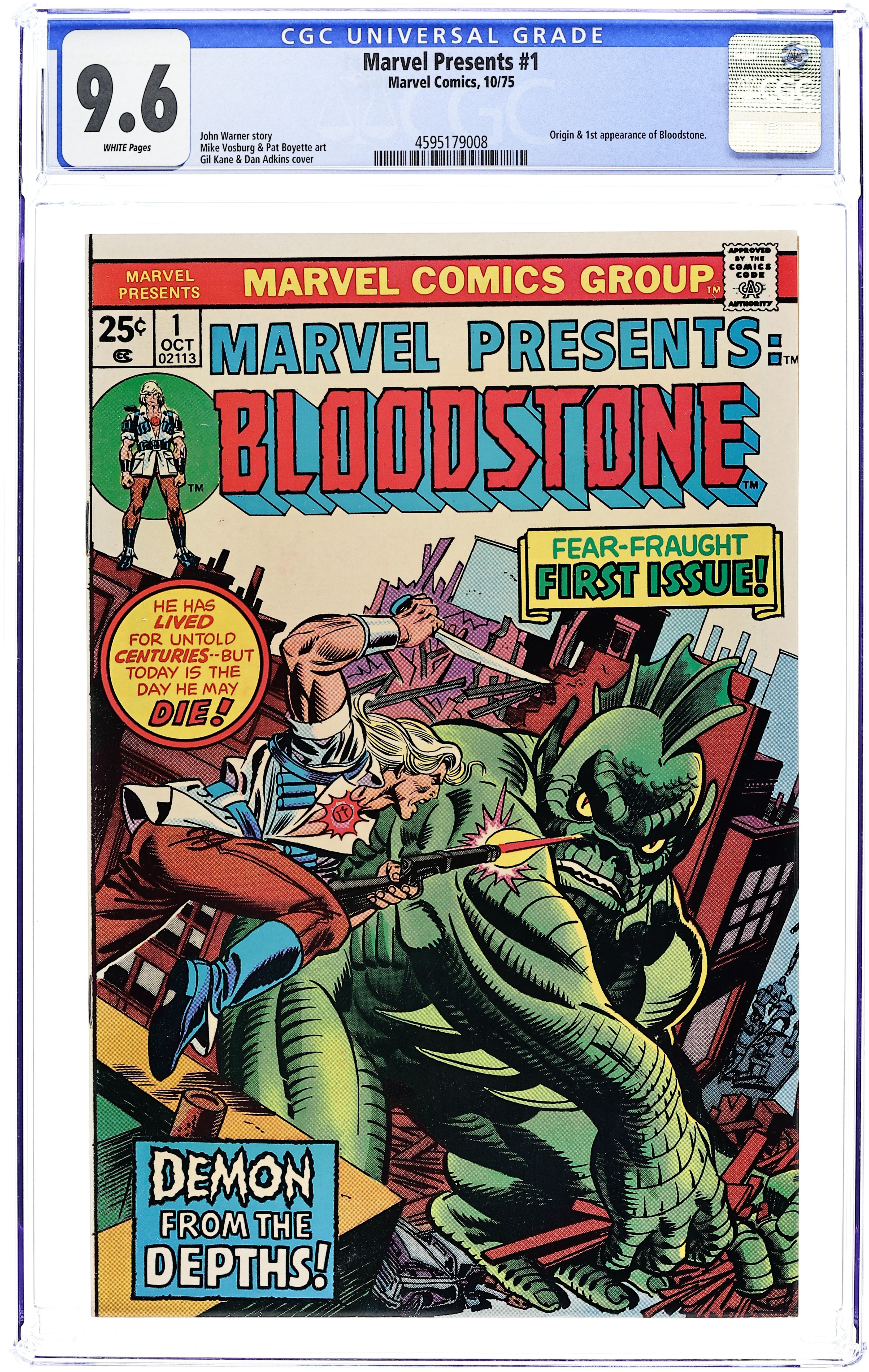 Marvel Presents (1975 Marvel) 1 CGC 9.6