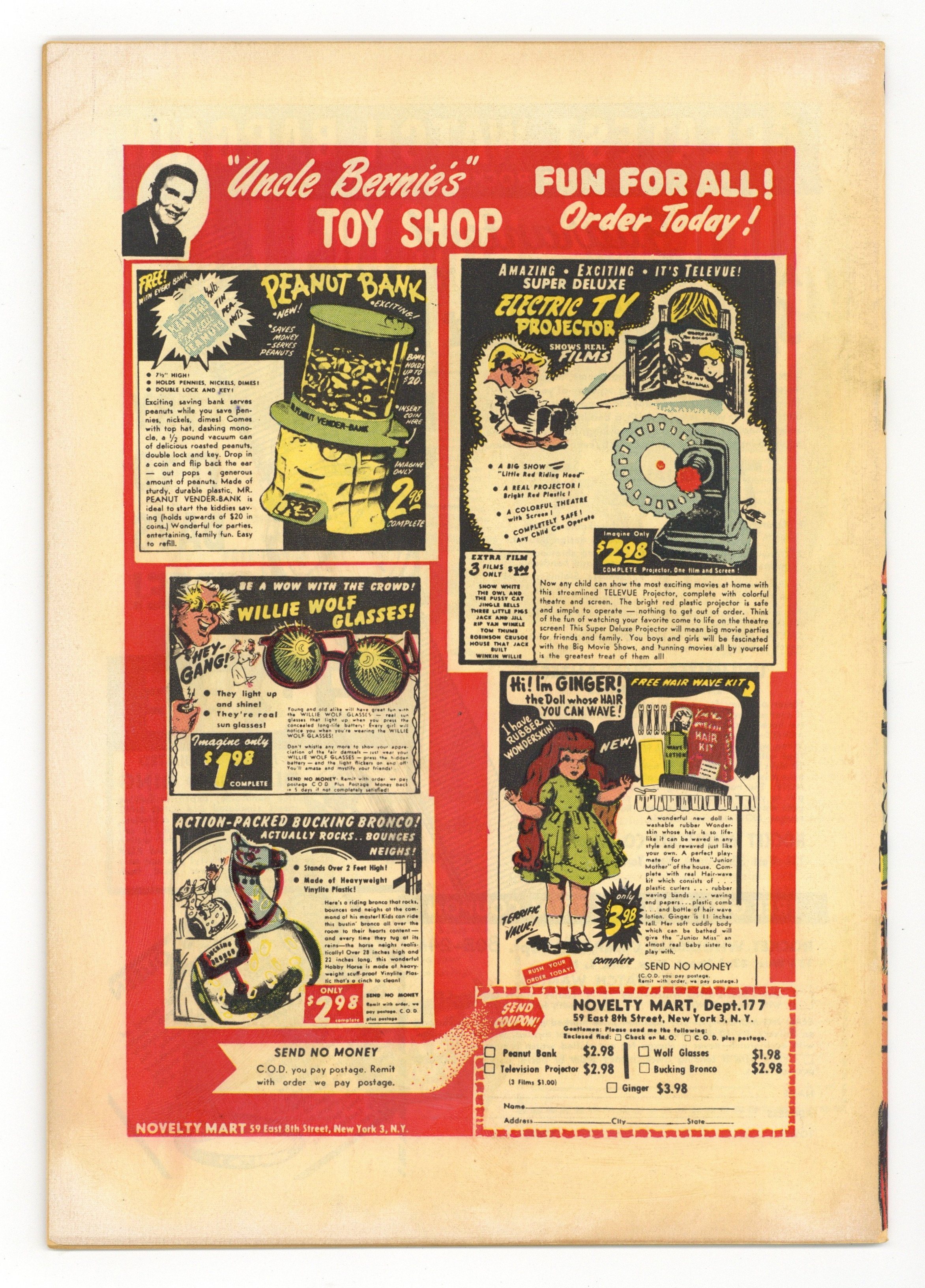 Straight Arrow (1950 Magazine Enterprises) 15 VG- 3.5 (R)