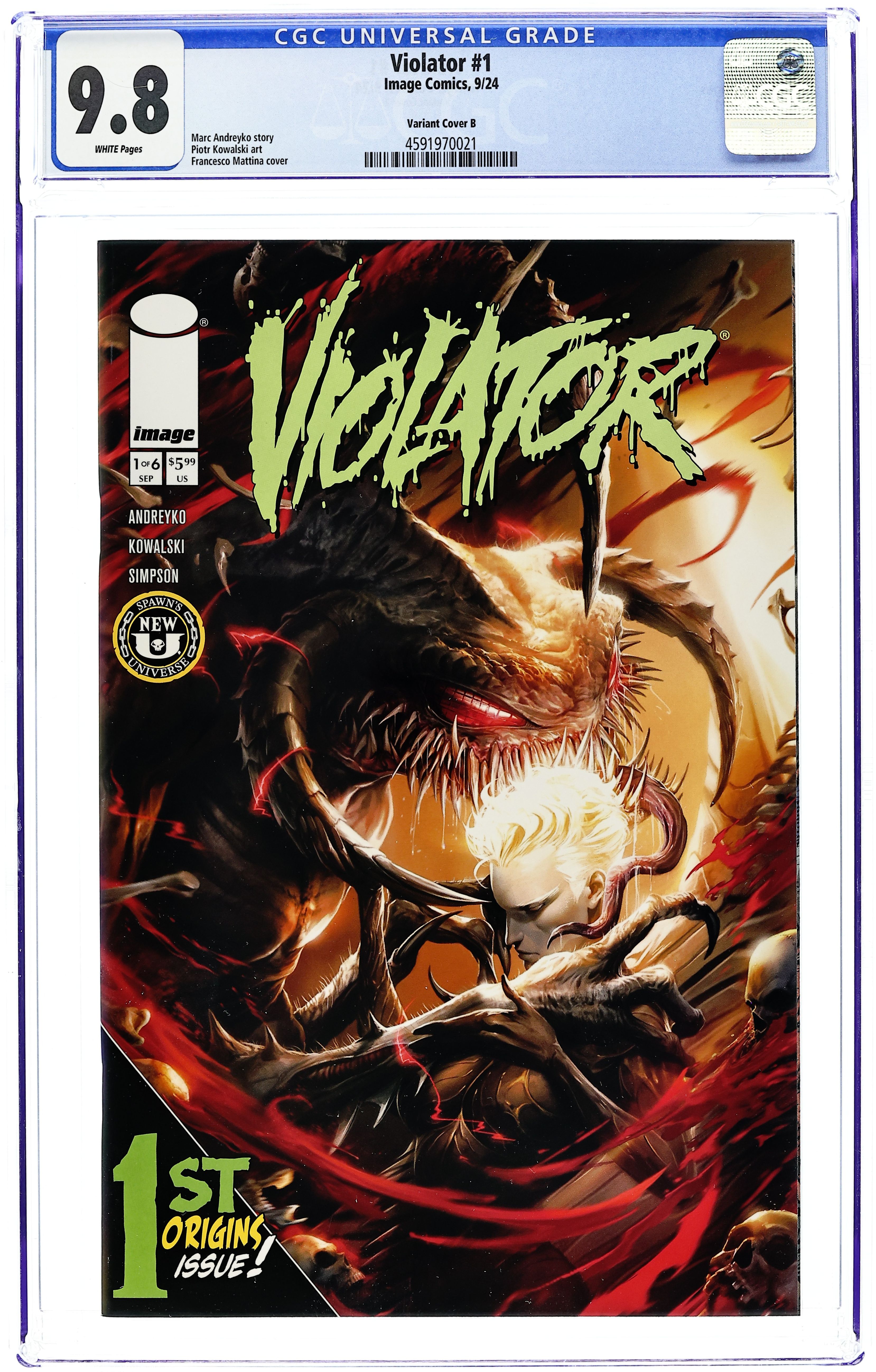 Violator Origin (2024 Image) 1B CGC 9.8