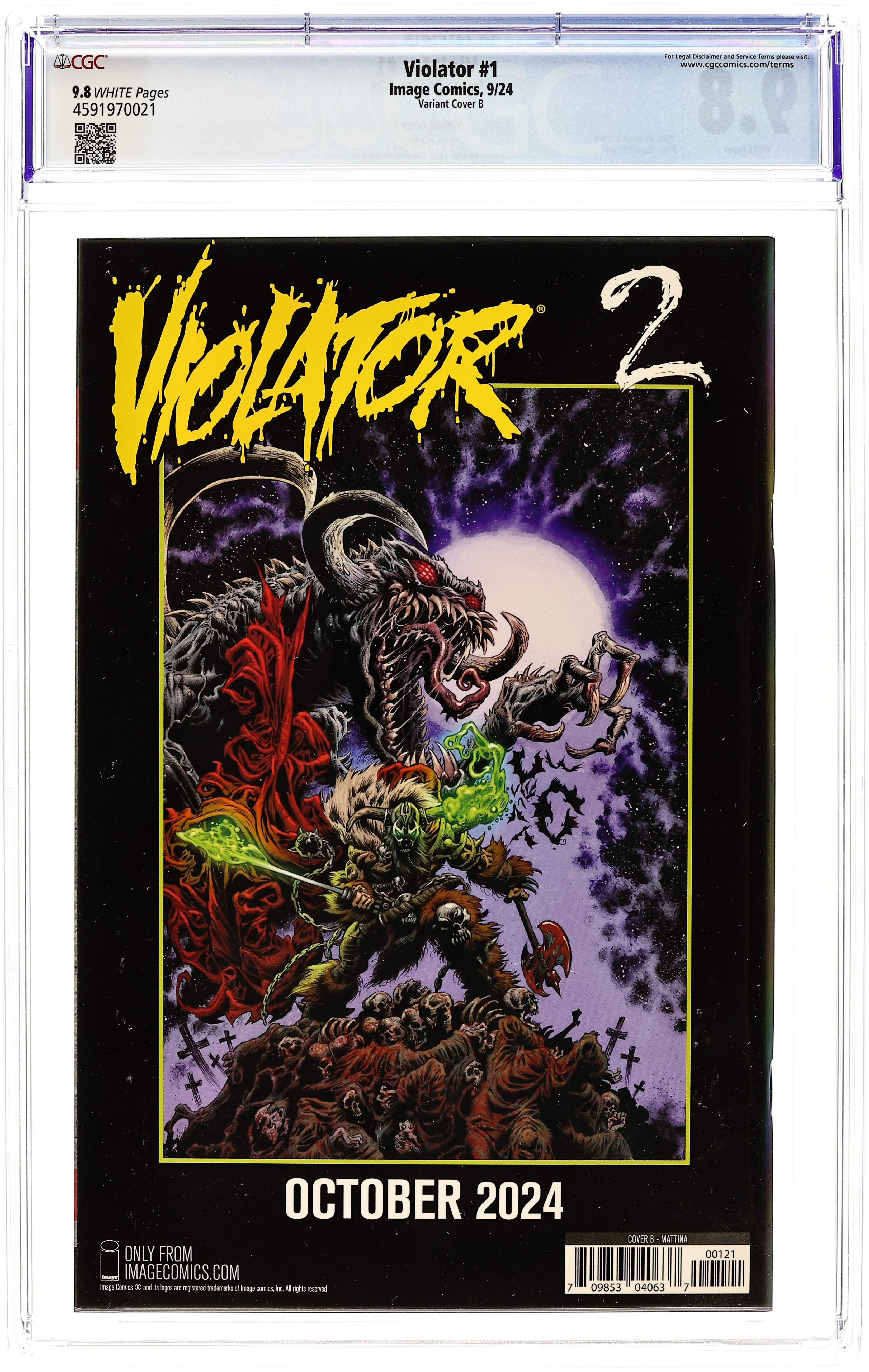 Violator Origin (2024 Image) 1B CGC 9.8