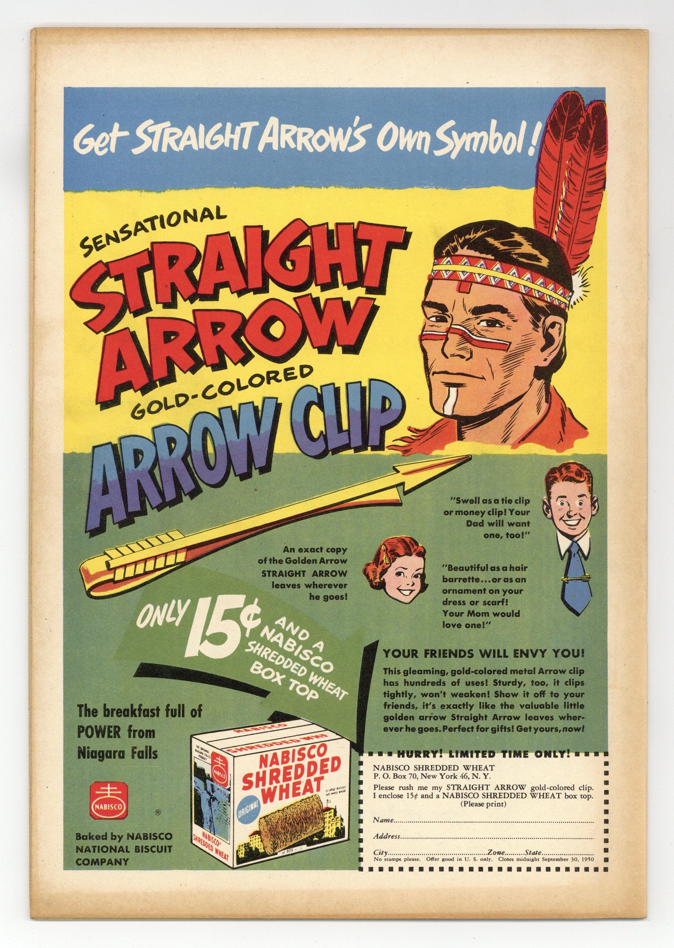 Straight Arrow (1950 Magazine Enterprises) 5 FN- 5.5