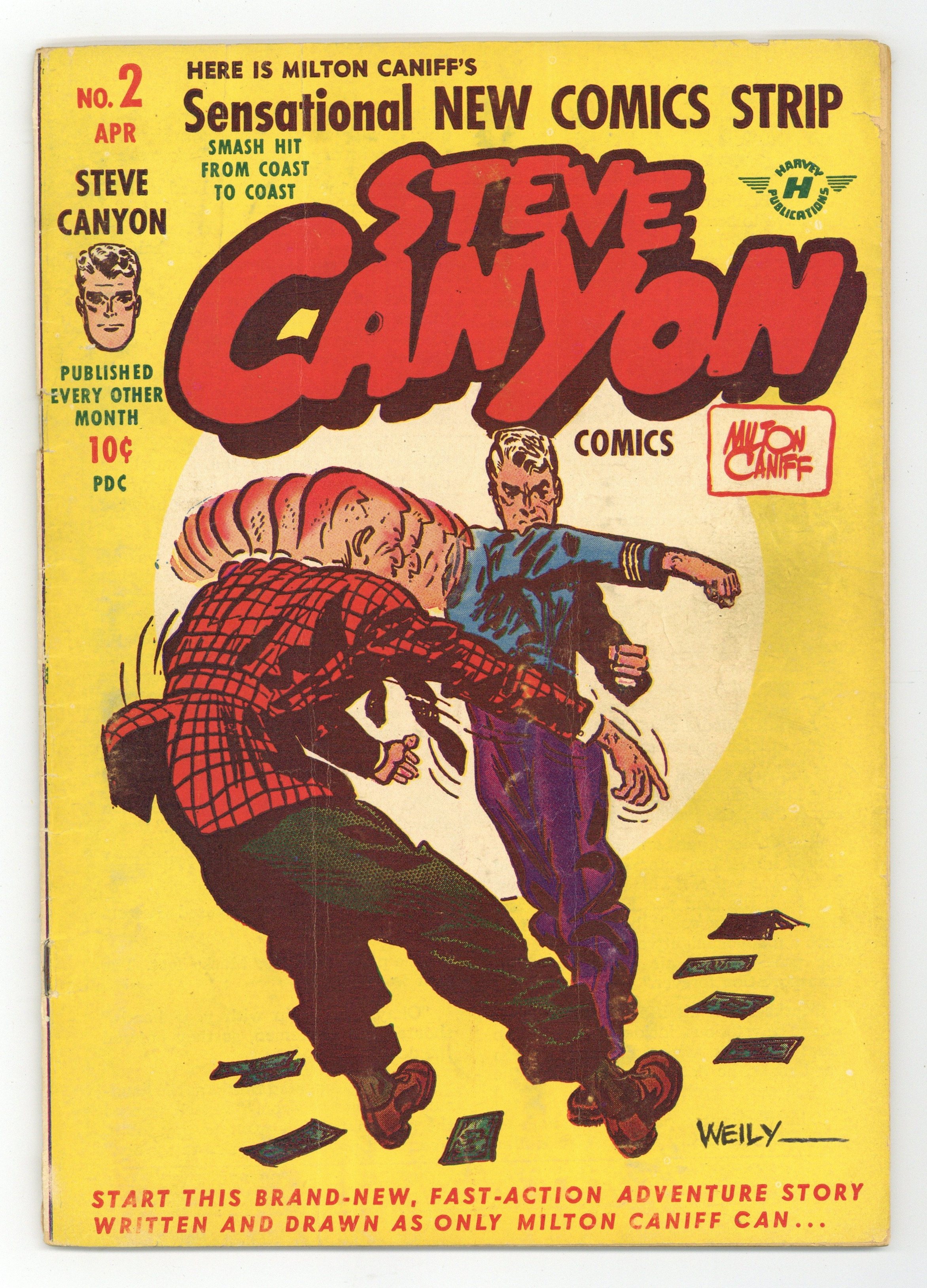 Steve Canyon Comics (1948 Harvey) 2 GD/VG 3.0