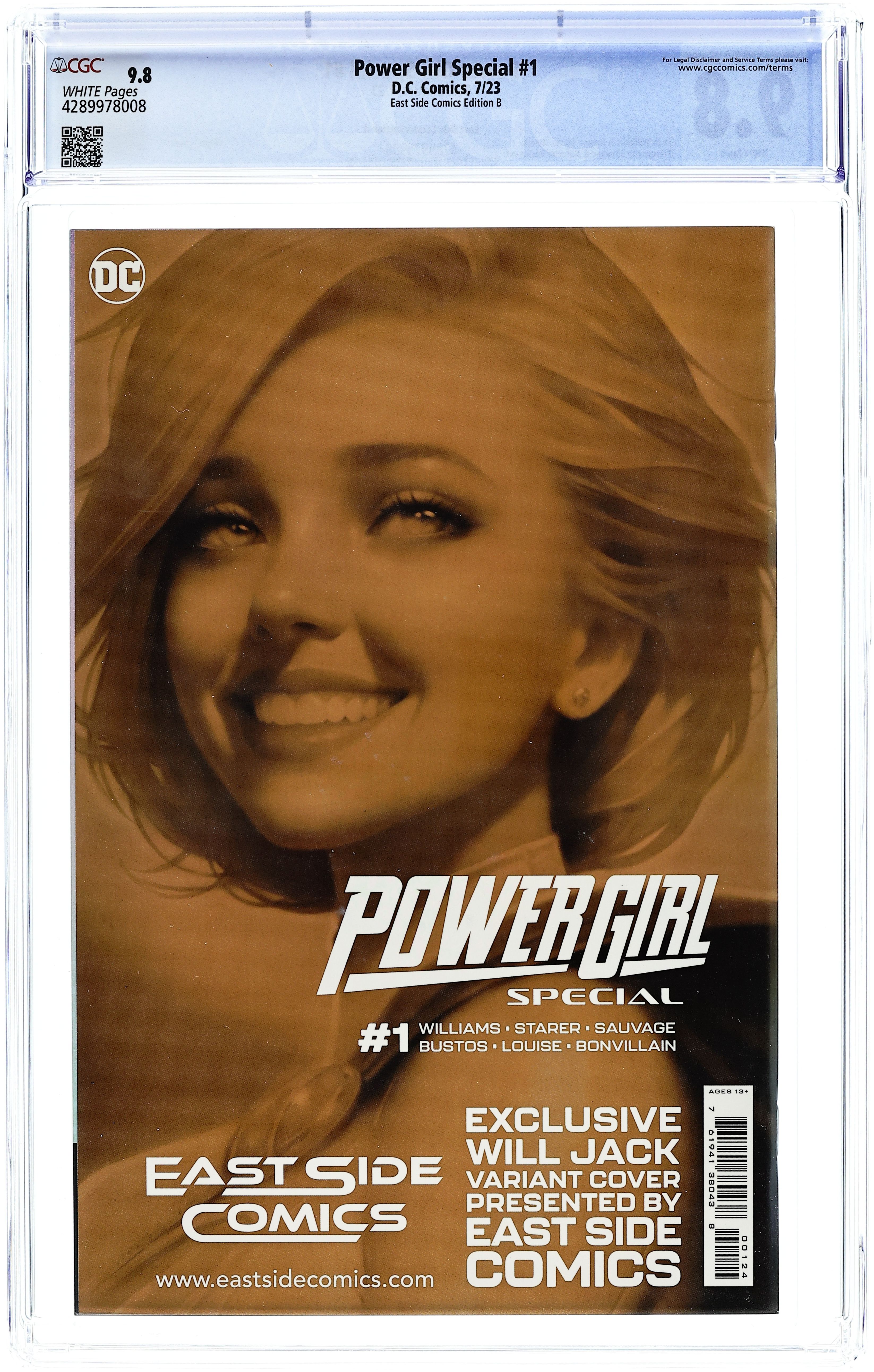 Power Girl Special (2023 DC) 1EASTSIDE.B CGC 9.8