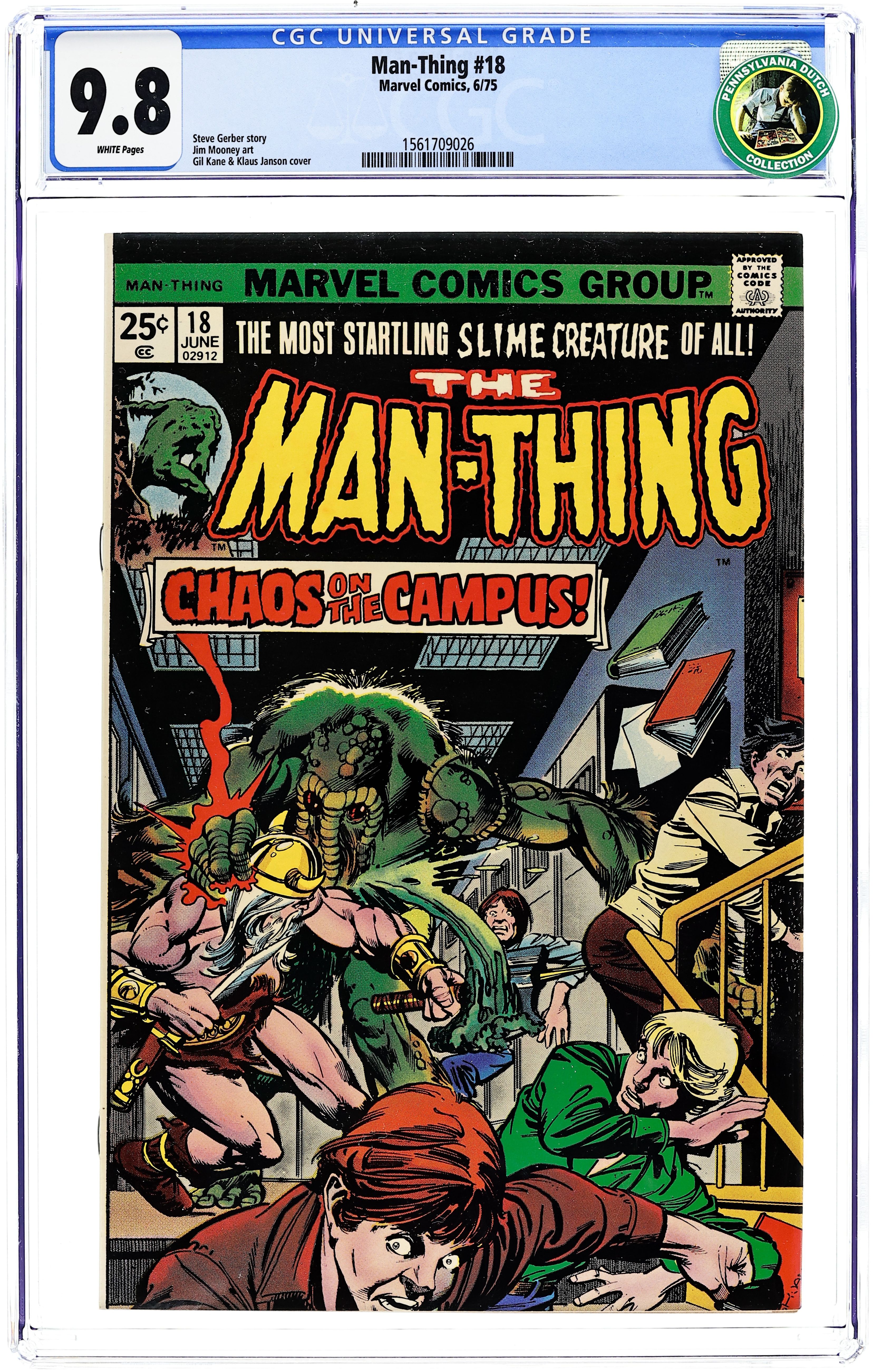 Man-Thing (1974 1st Series) comic books graded by CGC with issue ...