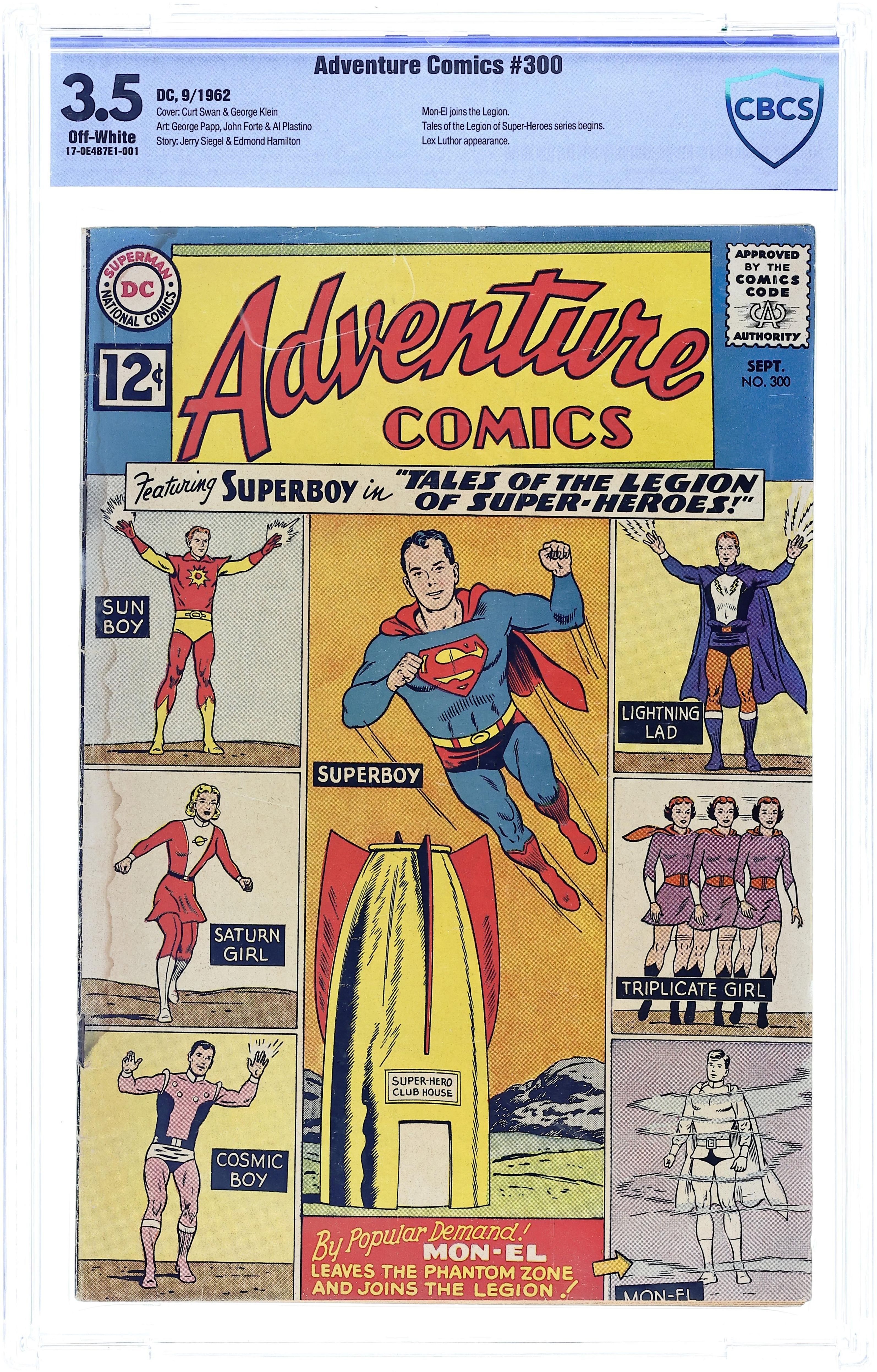 Adventure Comics (1938 1st Series) 300 CBCS 3.5