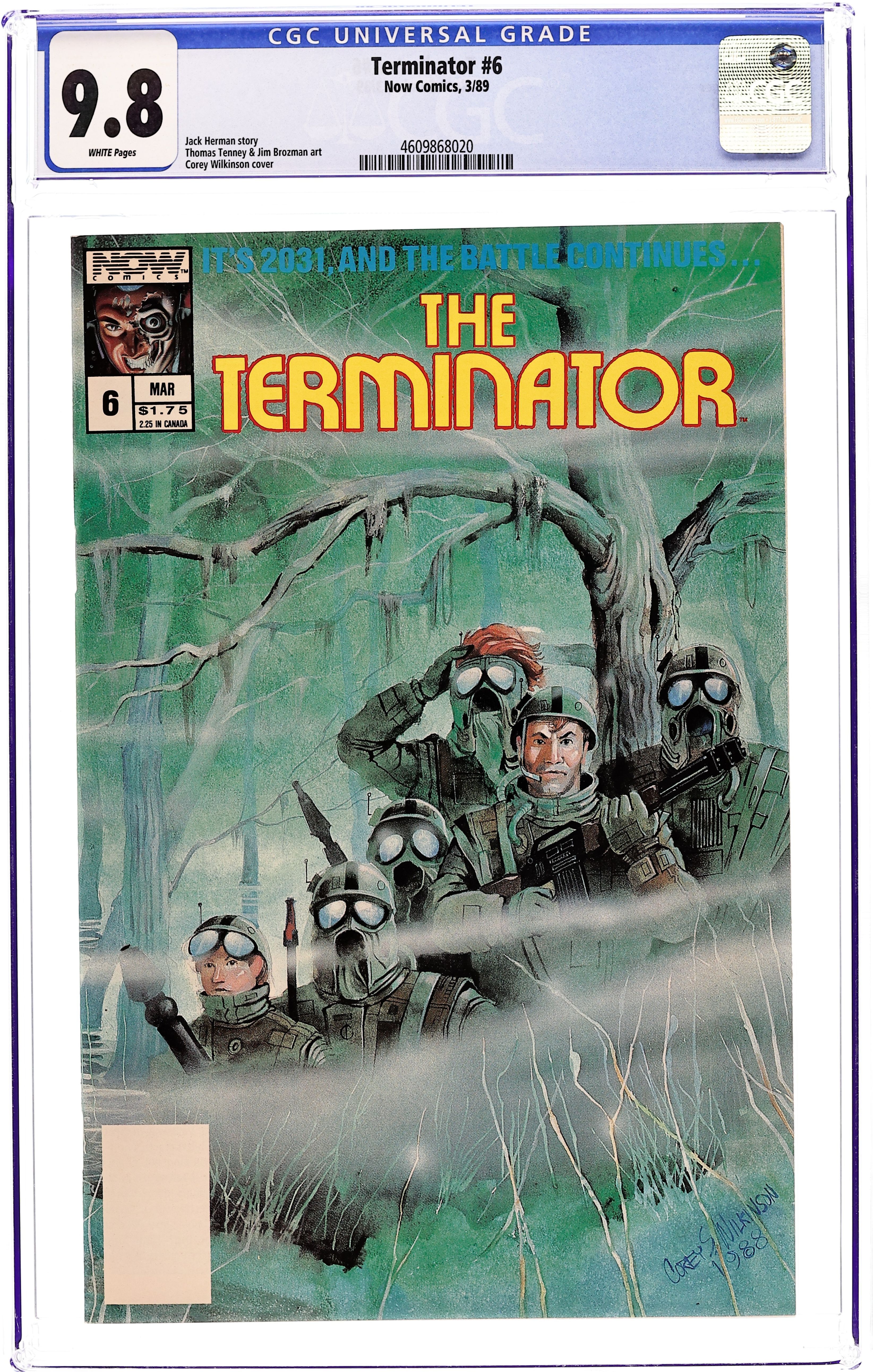 Terminator (1988 Now) 6 CGC 9.8