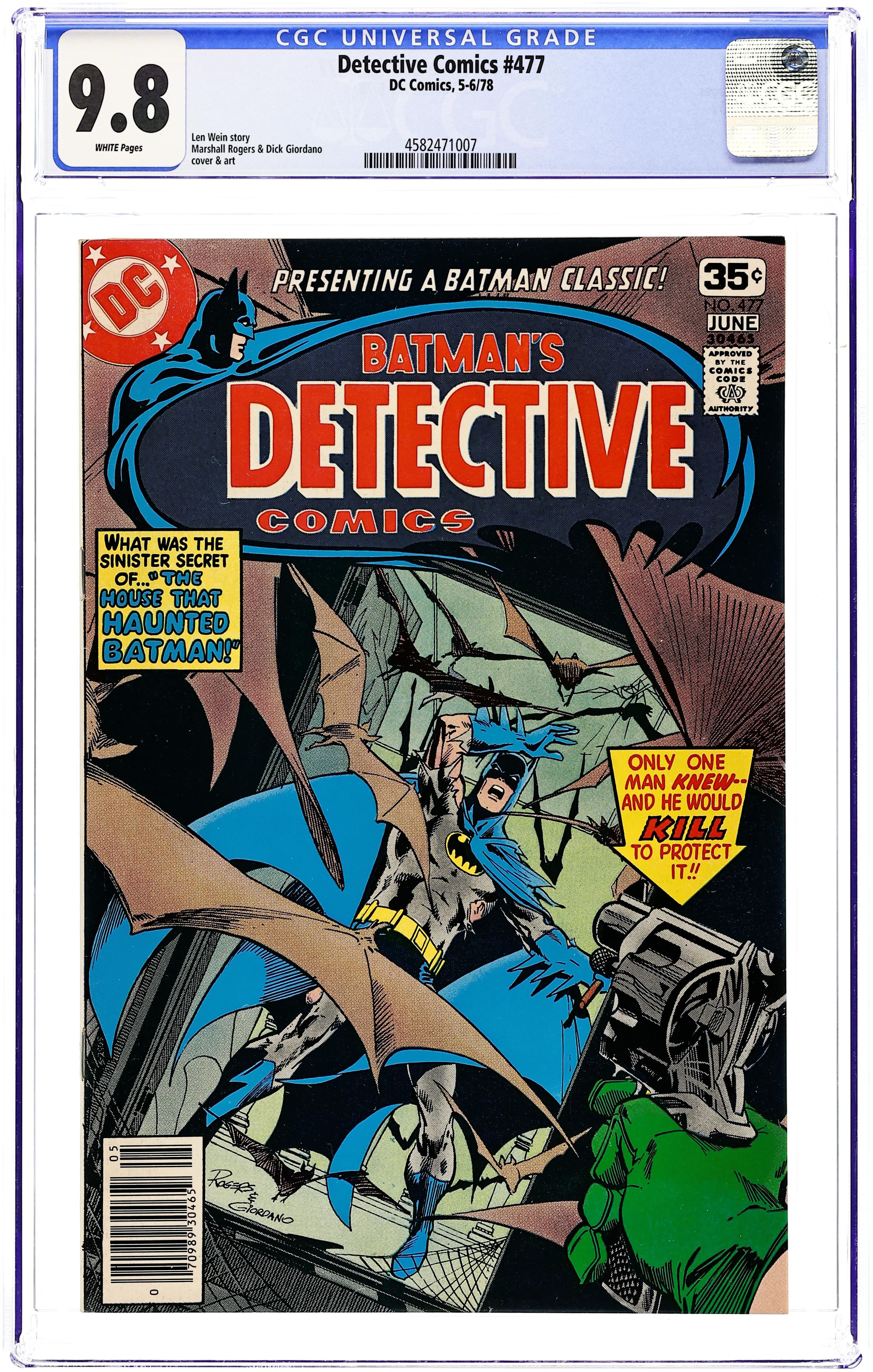 Detective Comics (1937 1st Series) 477 CGC 9.8