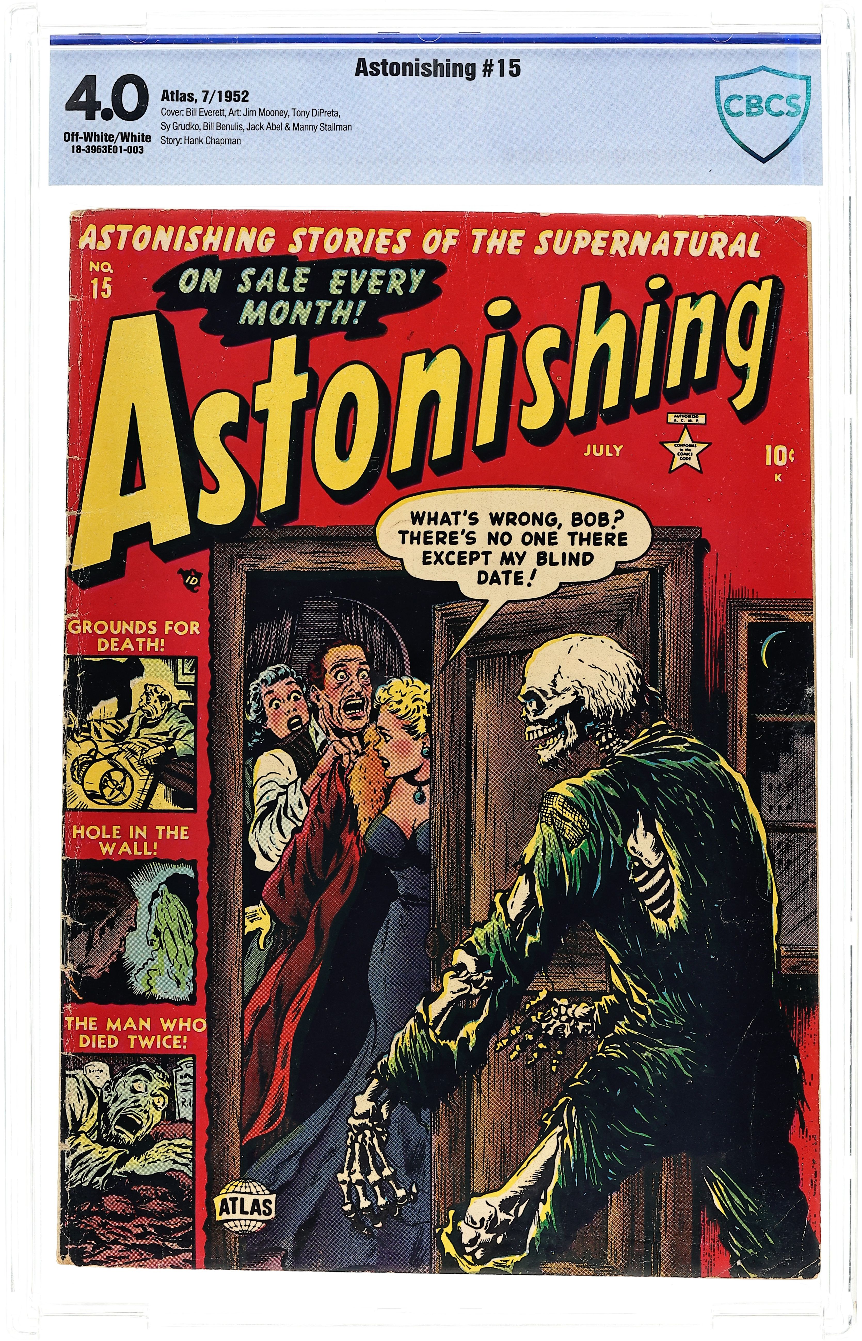 Astonishing (1951 Marvel/Atlas) comic books graded by CBCS