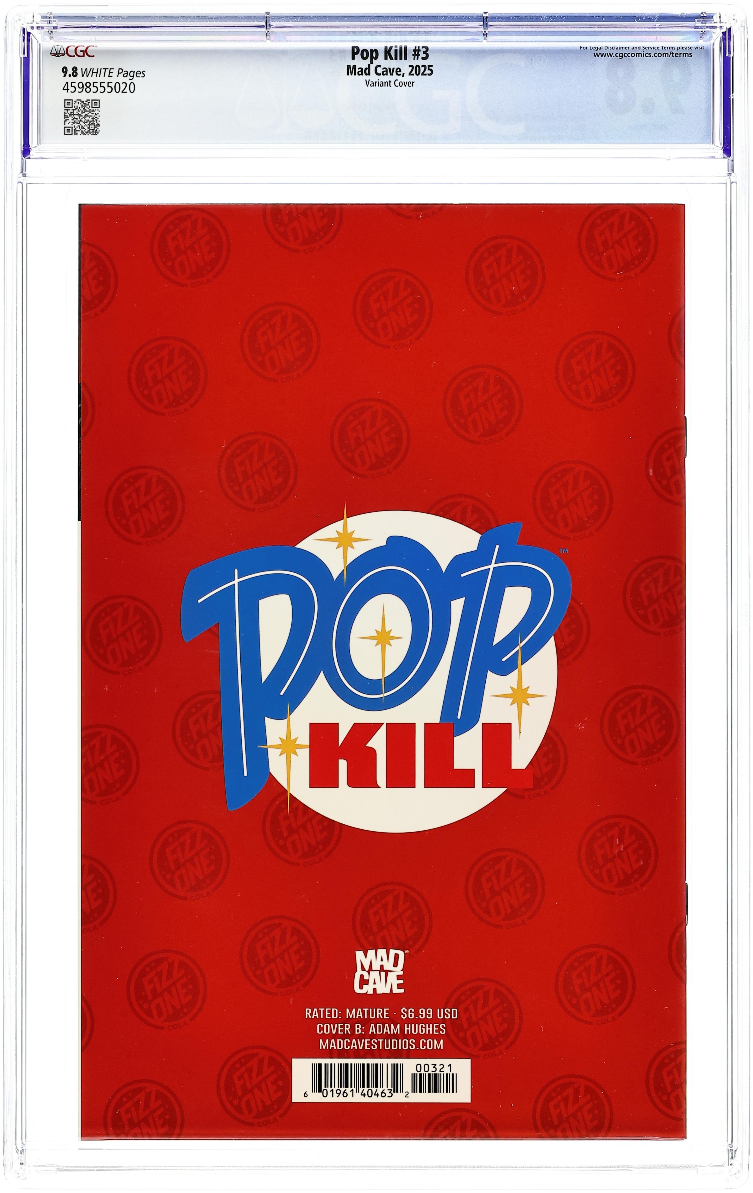 Pop Kill (2025 Mad Cave) 3B CGC 9.8