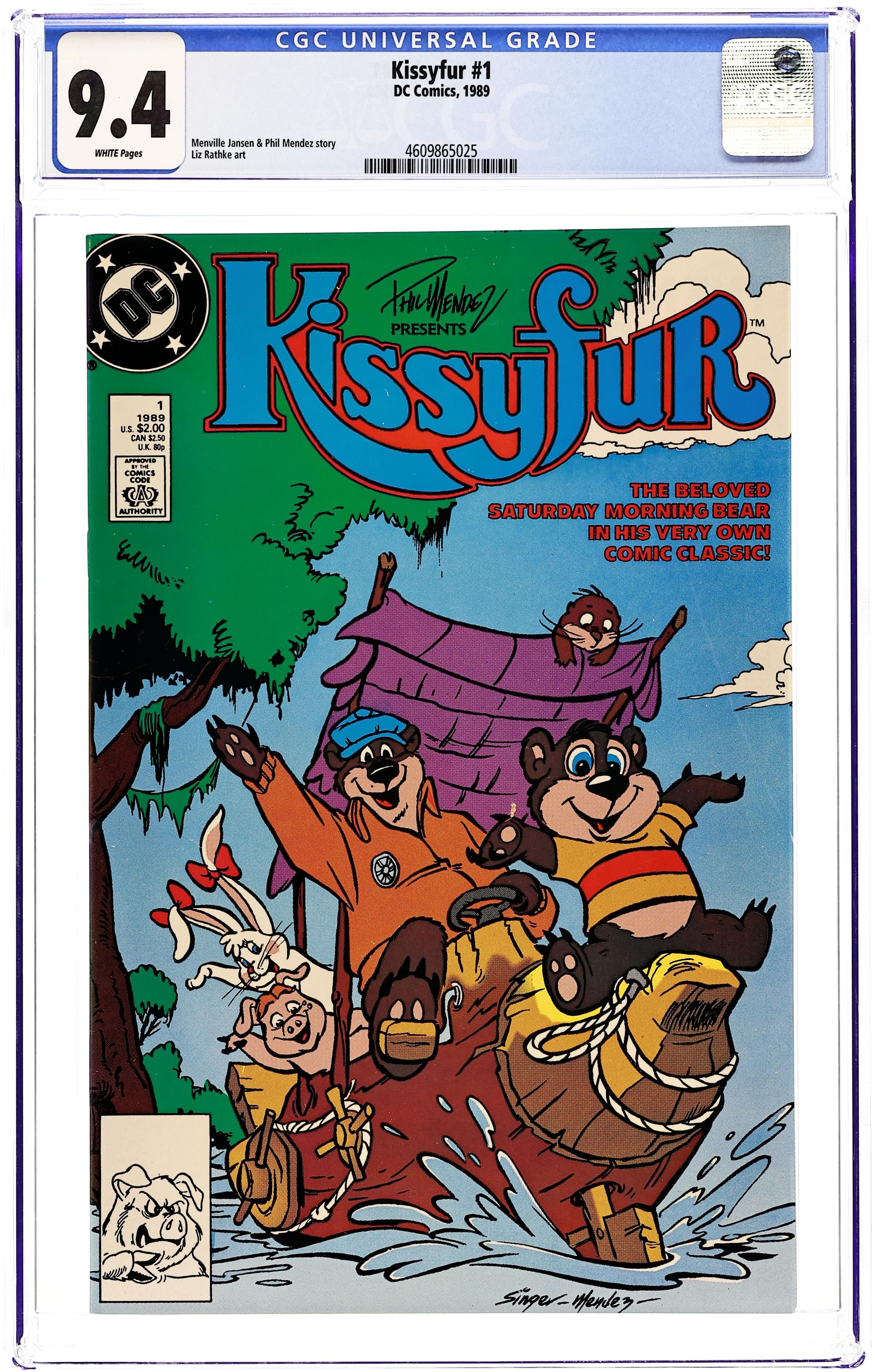 KissyFur (1989 DC) comic books graded by CGC