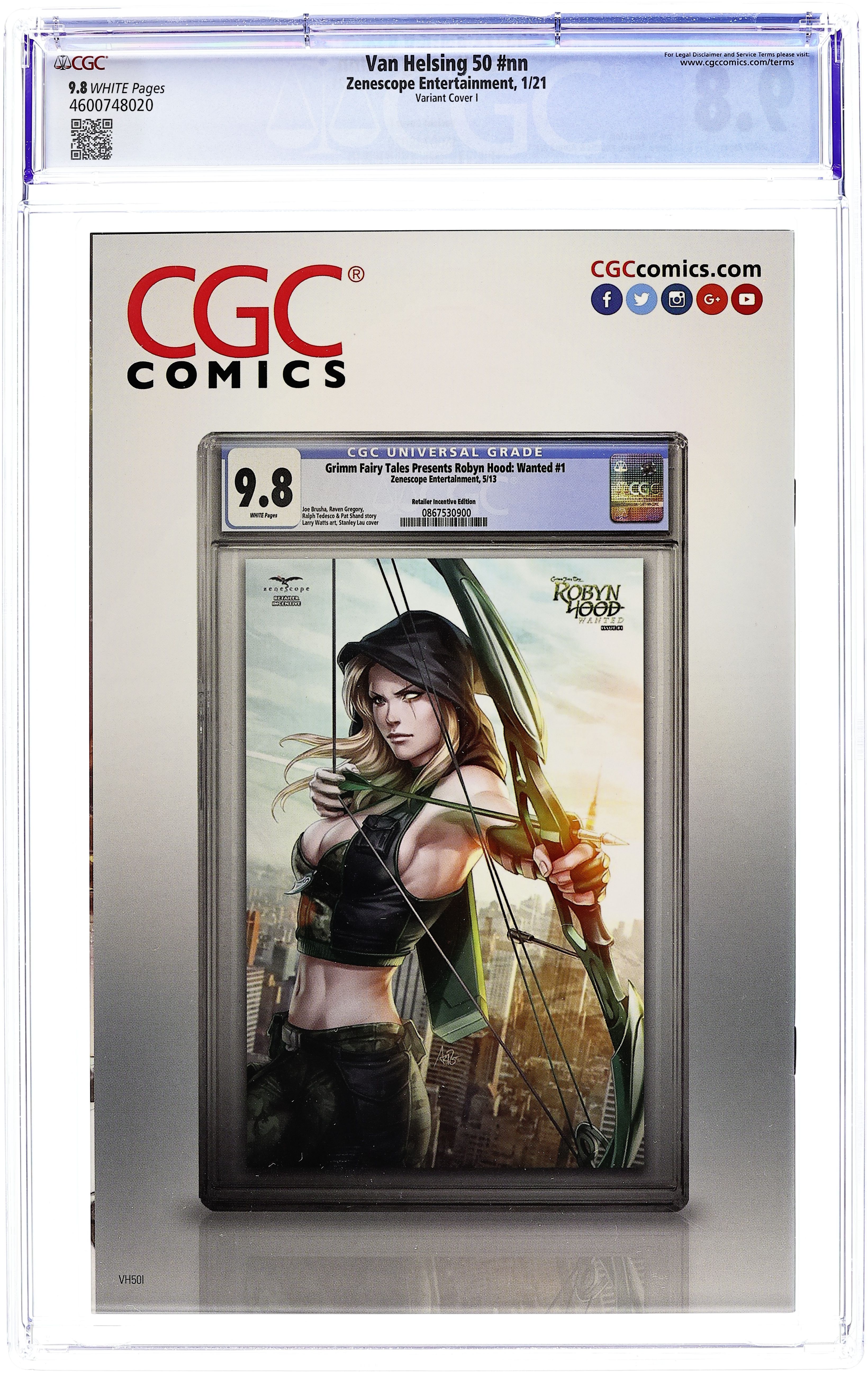 Van Helsing (2020 Zenescope) comic books graded by CGC