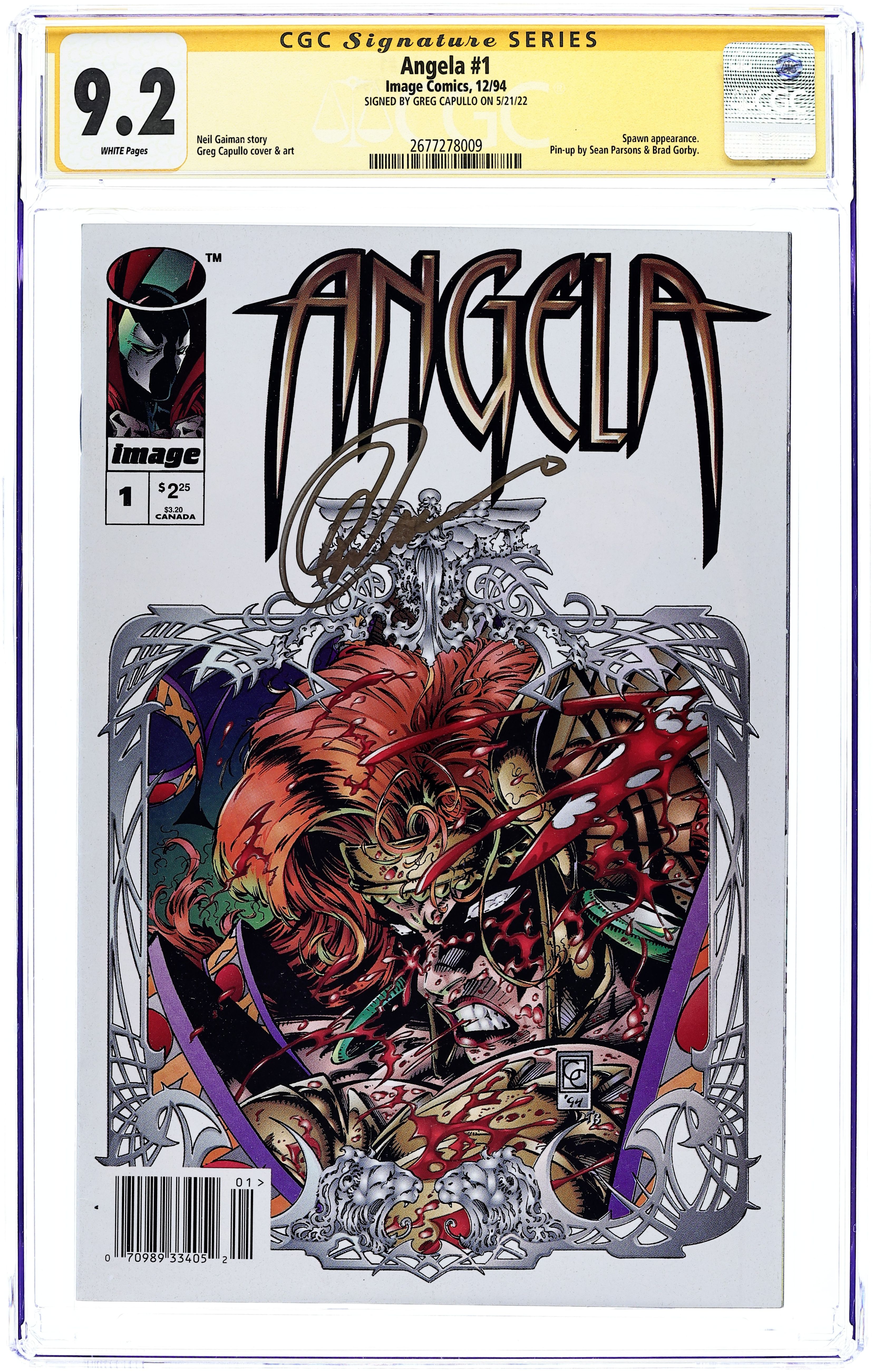 Angela (1994) 1N CGC 9.2 SS Capullo