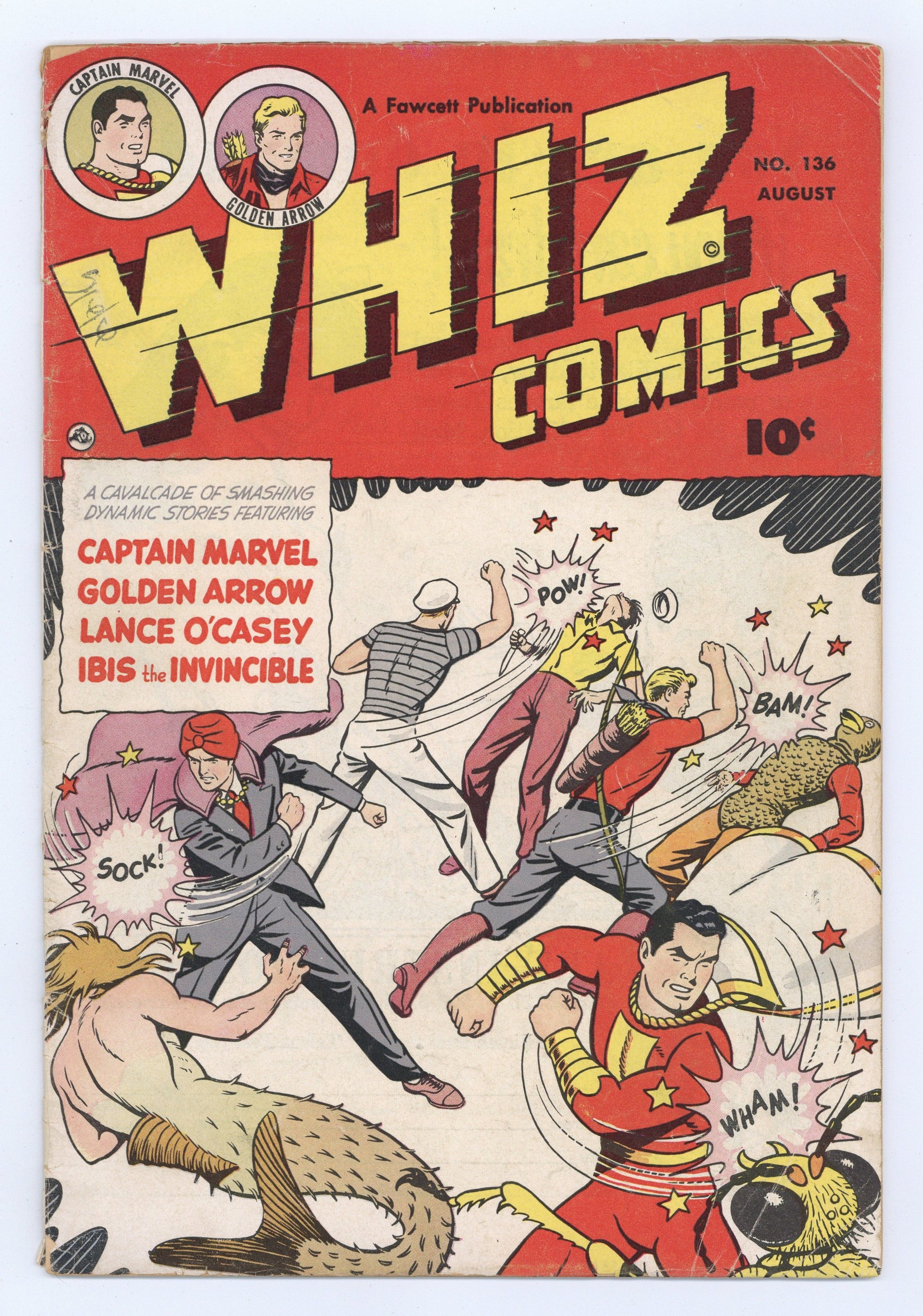 Whiz Comics (1940 Fawcett) 136 FR 1.0