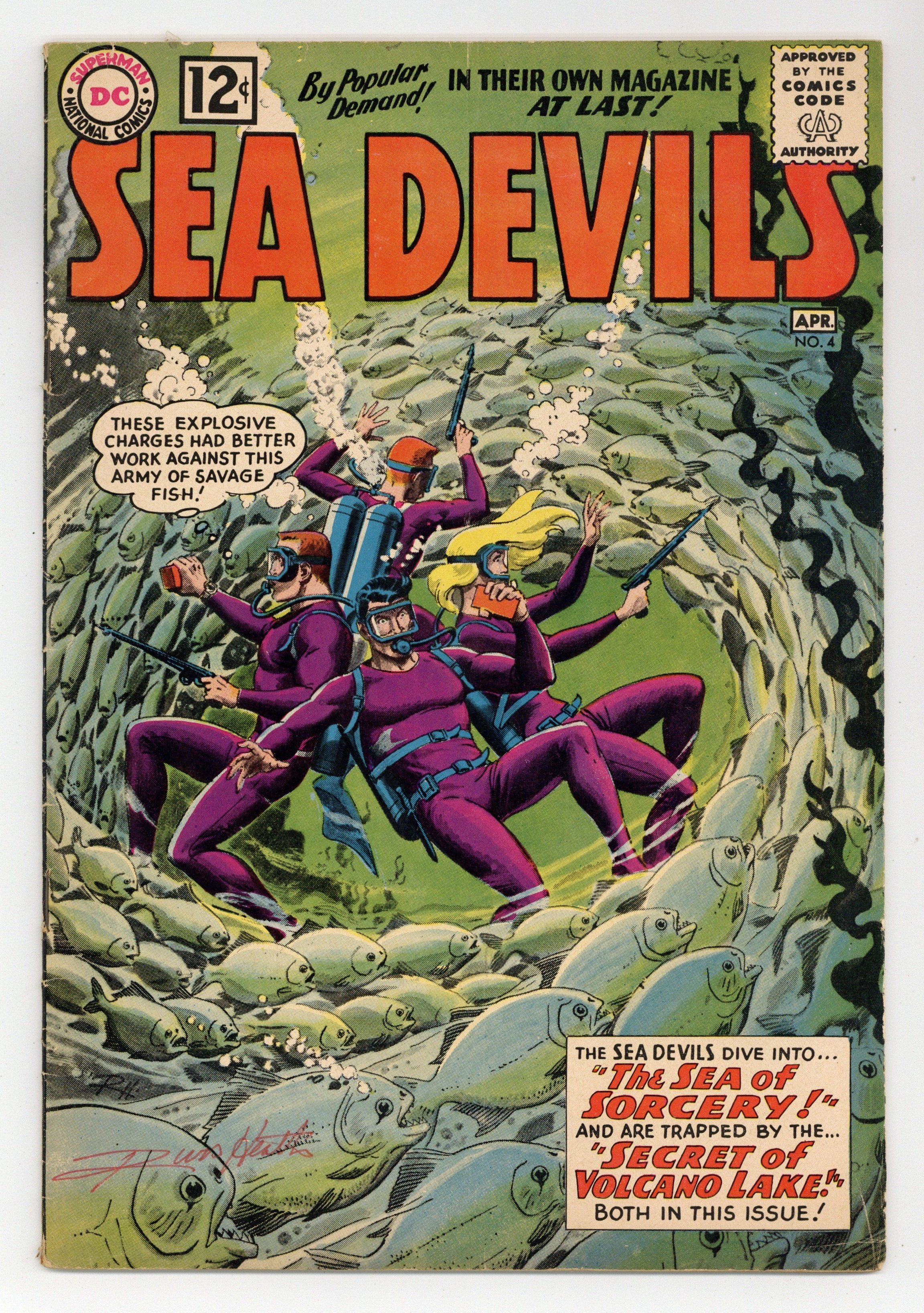 Sea Devils (1961) 4 VG 4.0